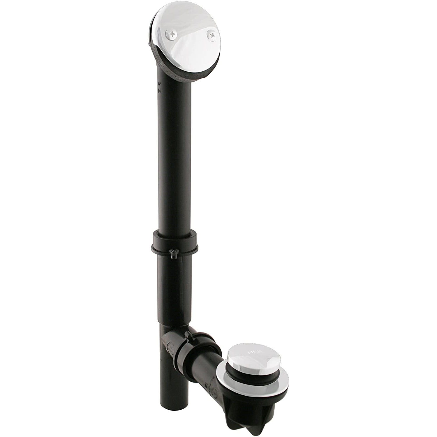 Westbrass 593144-50 14" Black Polypropylene Bathtub Overflow Assembly ...