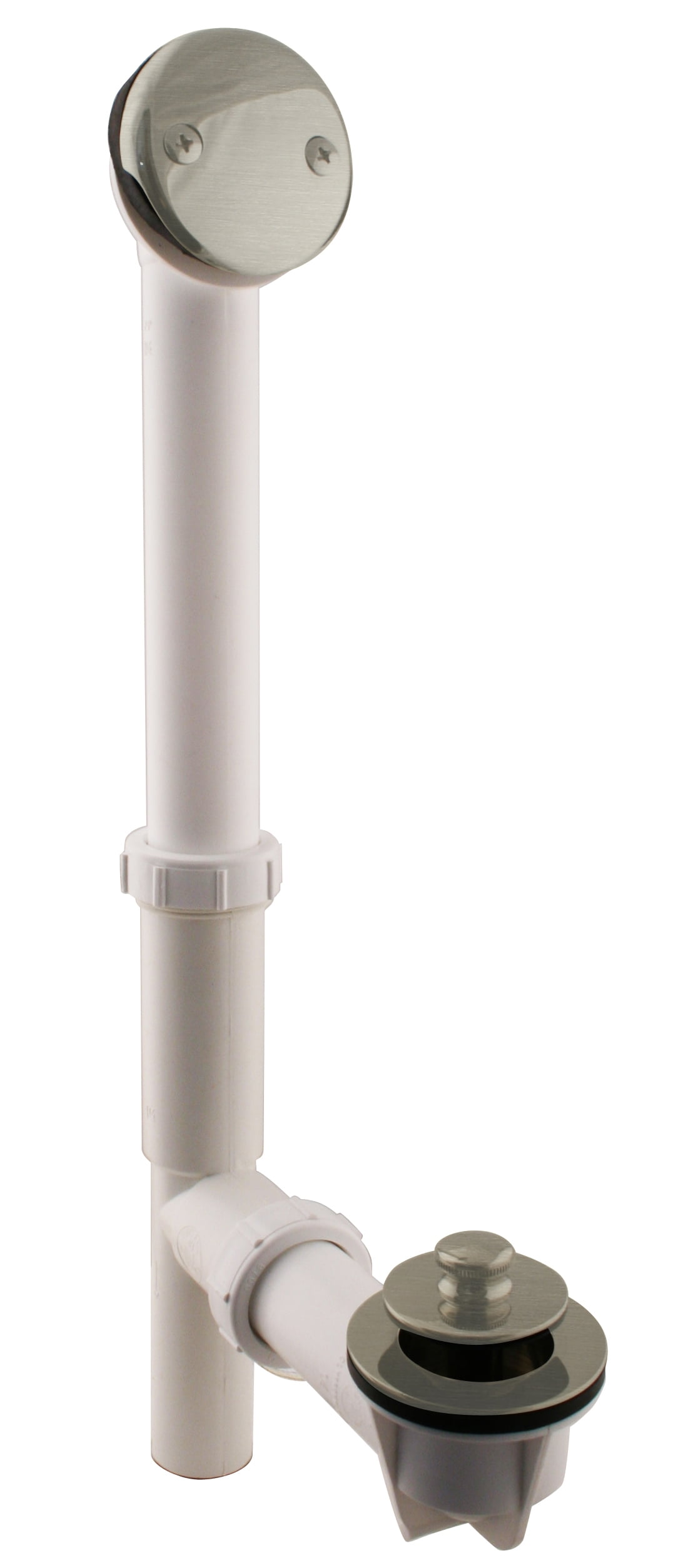 Westbrass 597244-20 14" Bath Overflow Assembly with 2-Hole Faceplate ...