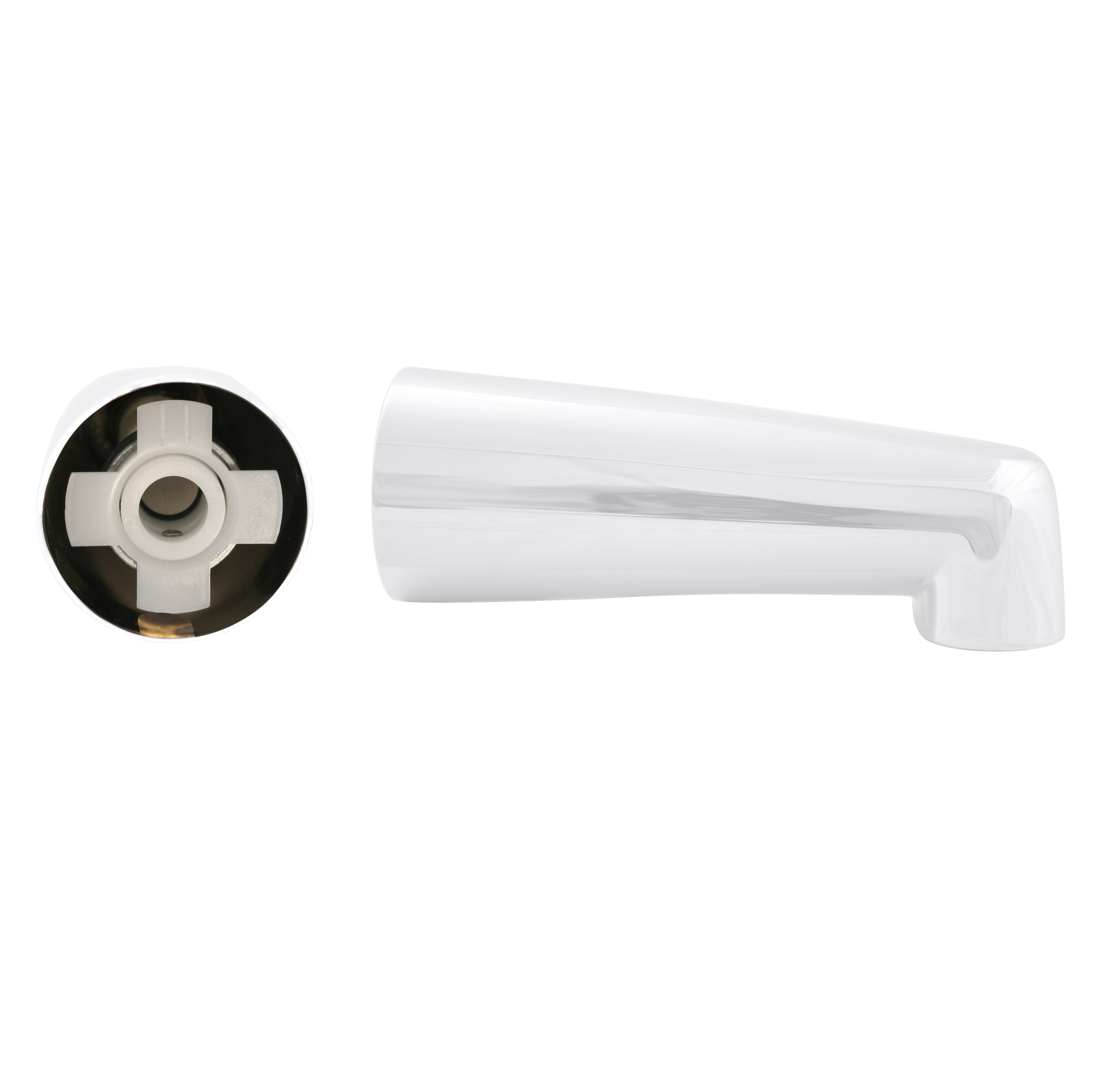 Westbrass 7" Reach Wall Mount Tub Faucet, Powder Coat White - Walmart.com