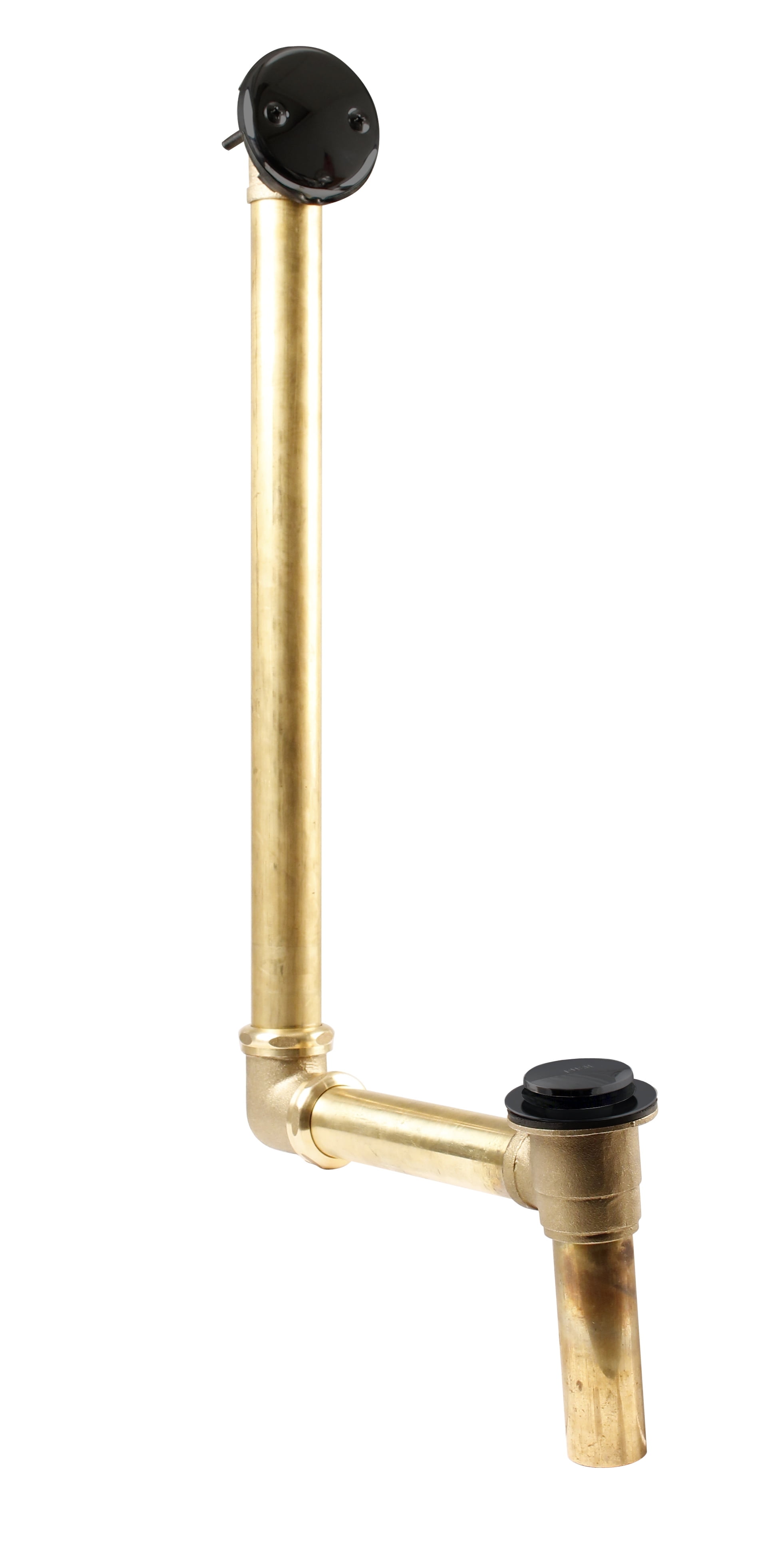 Westbrass 18" Direct Connect Shoe Outlet Tip-Toe Drain Bathtub Assembly ...