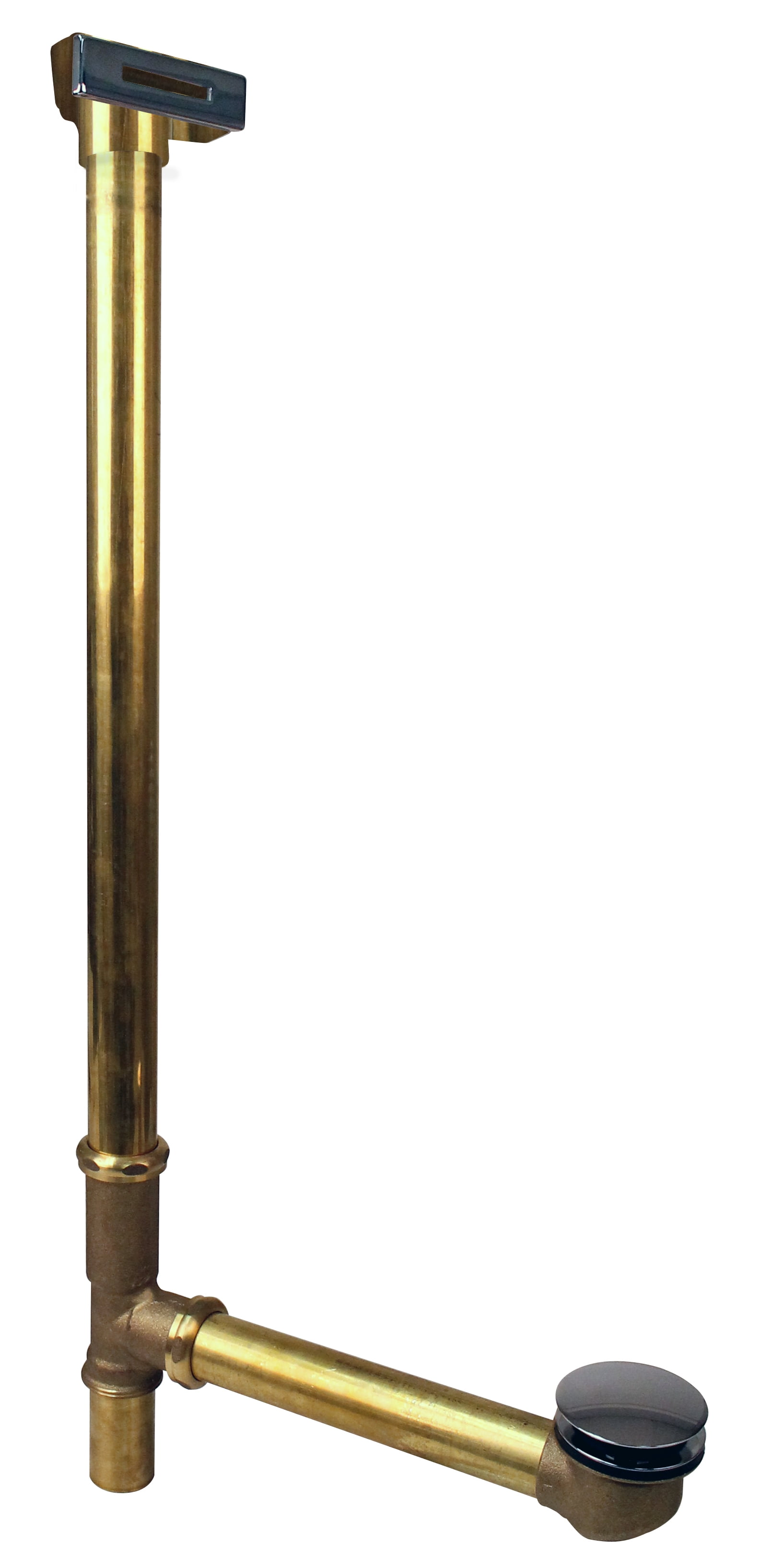 Westbrass 7931817LD-26 22" Bath Waste & Overflow Assembly with Linear ...