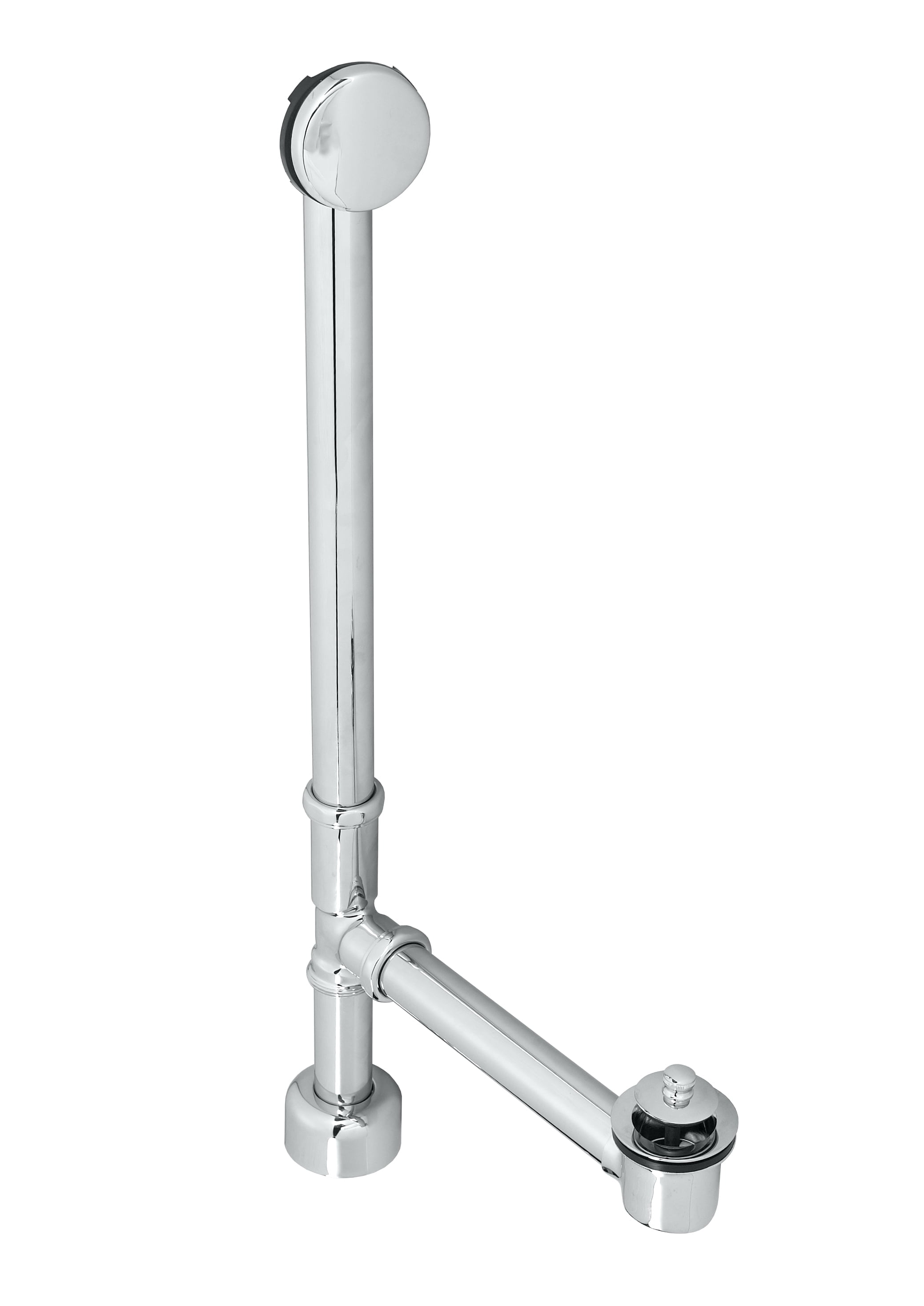 Westbrass Bath Waste & Overflow Assembly with Twist & Close Drain and ...