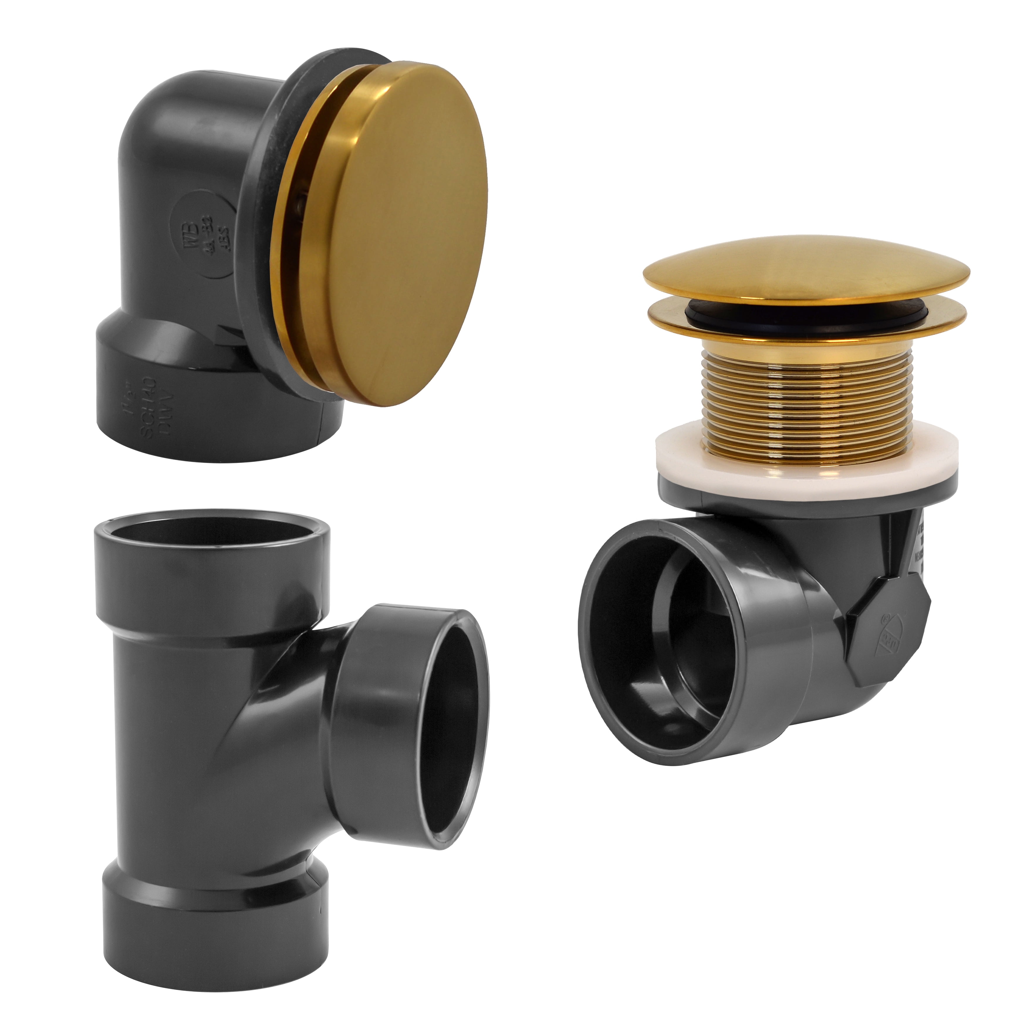 Westbrass Bathtub Assembly with Tip-Toe Drain, Illusionary Overflow and ...