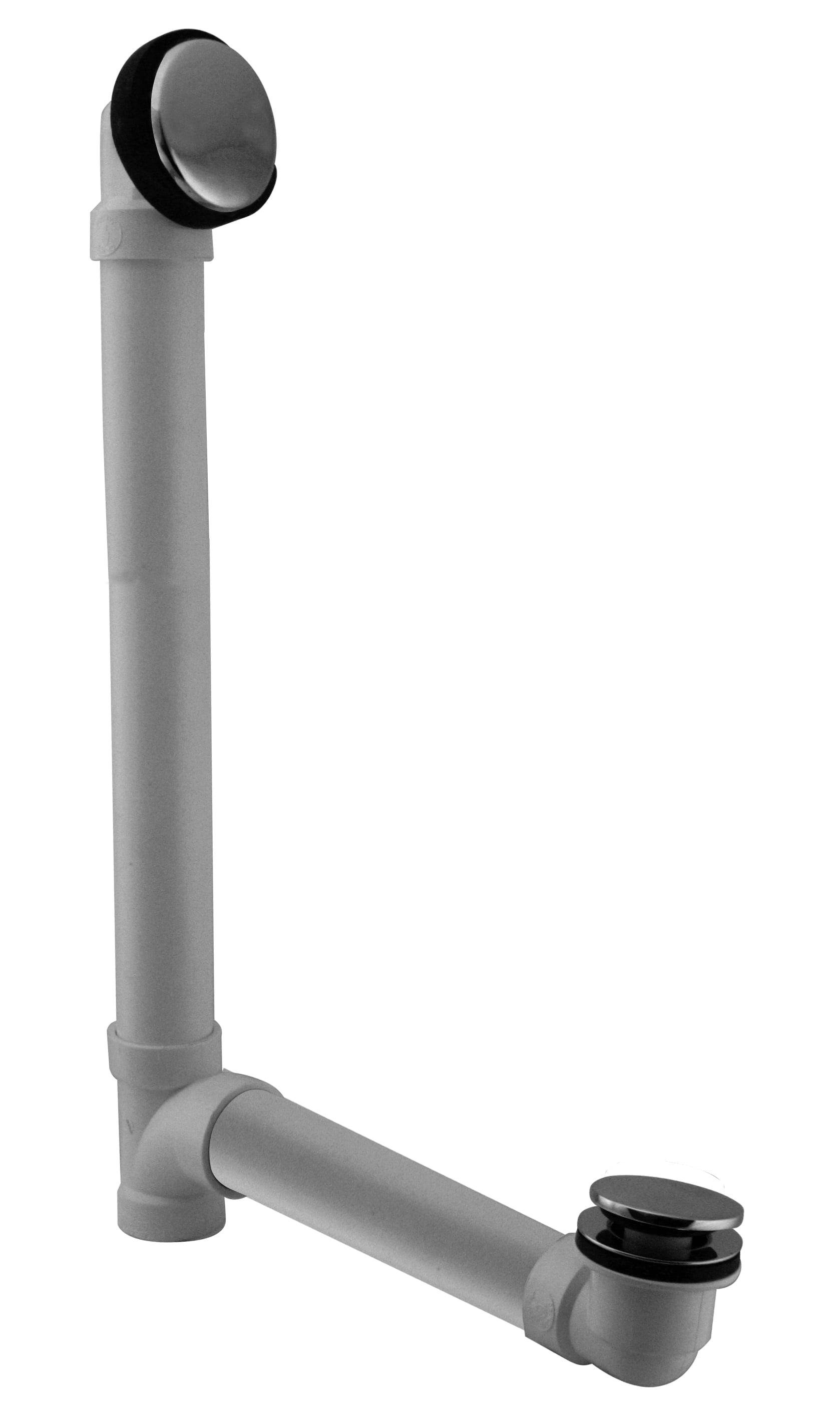 Westbrass Bathtub Assembly with Tip-Toe Drain and No-Hole Overflow ...