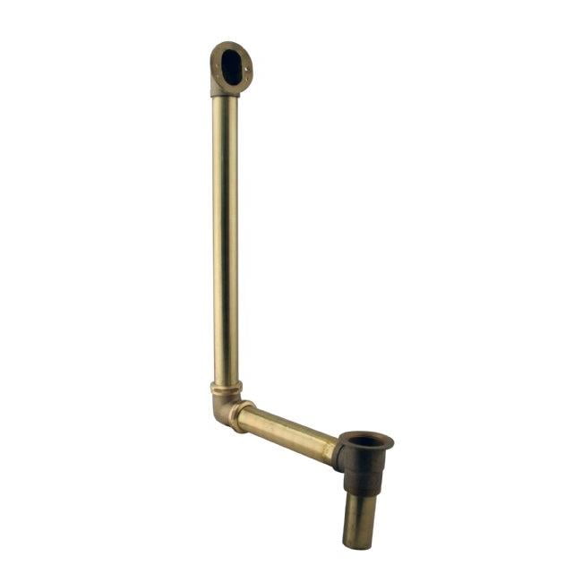 Westbrass Brass Direct Connect 18 in. Tubes Less Trim - Unlacquered ...