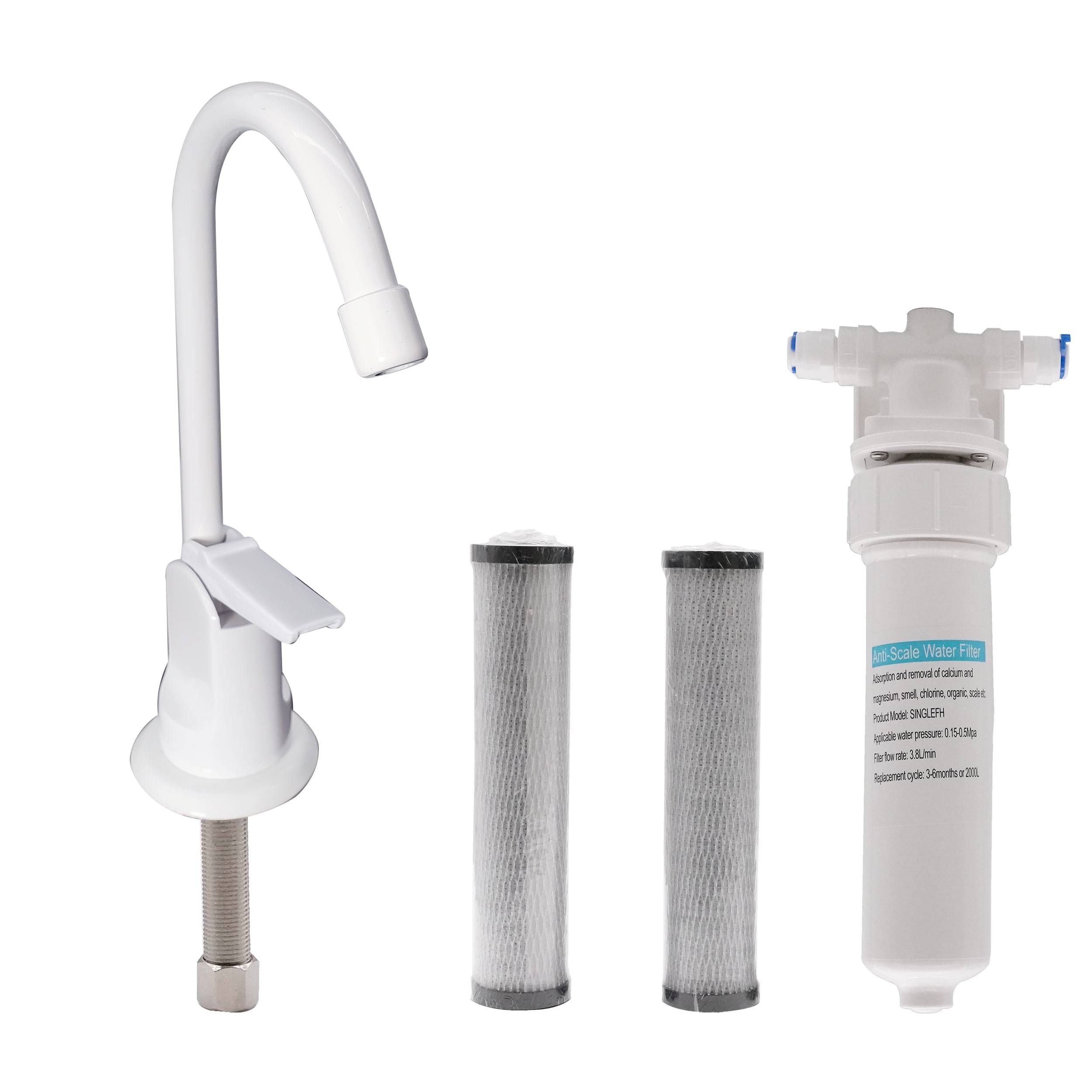 Westbrass C0127-50 6" Touch-Flo Style Pure Cold Water Dispenser Faucet ...