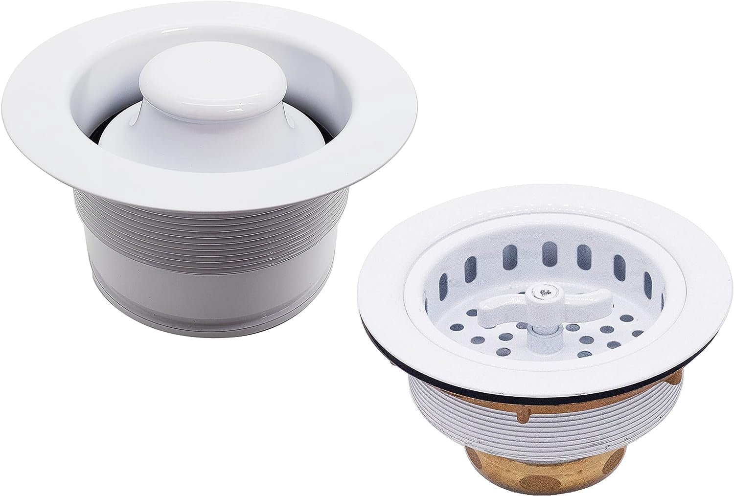 Westbrass CO2175-50 COMBO PACK 3-1/2" Wing Nut Style Kitchen Sink ...