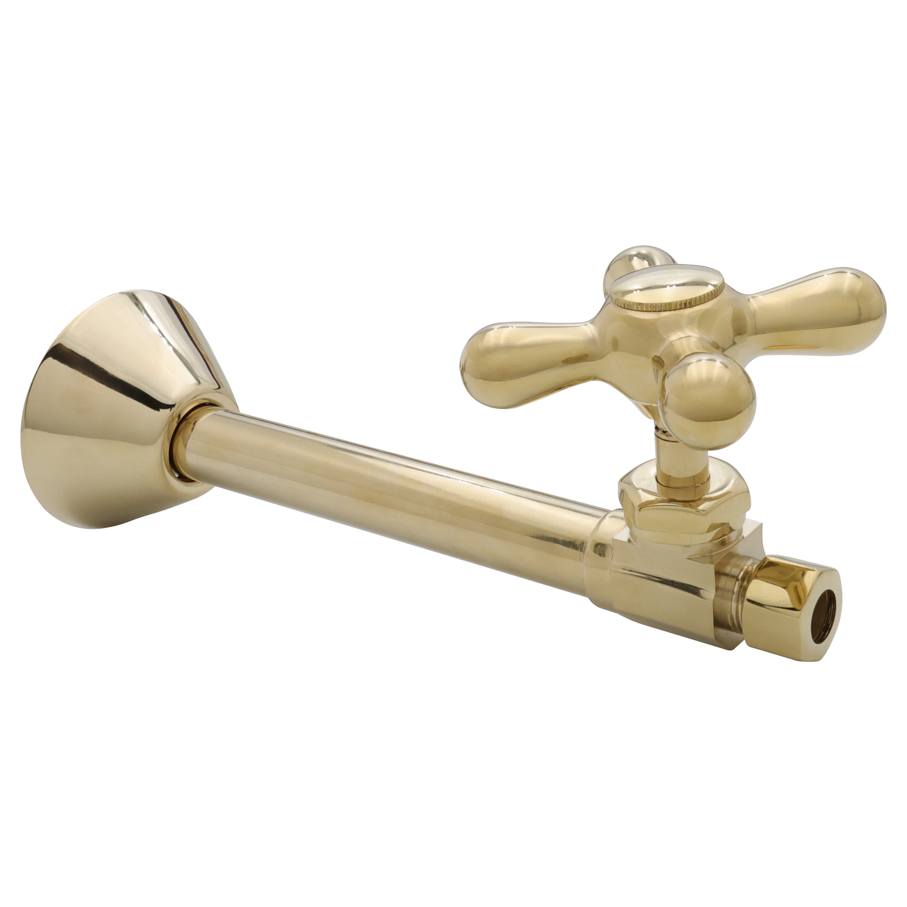 Westbrass D1114X-01 Cross Handle Copper Sweat Straight Supply Valve ...