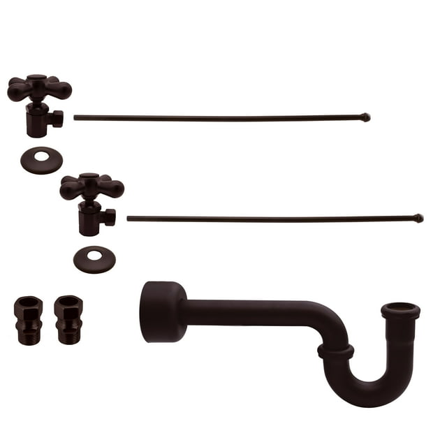 Westbrass D1838L-12 Freestanding Pedestal Sink Faucet Supply Line ...