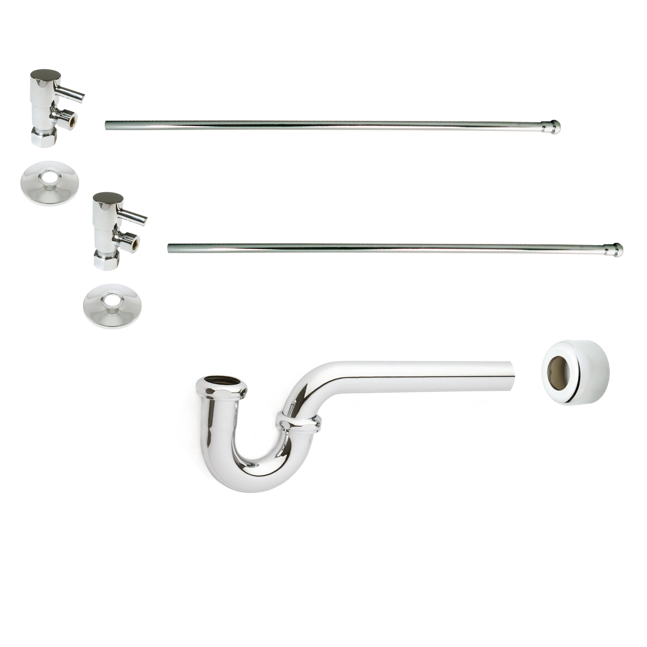 Westbrass Bathroom Parts: Pedestal Sink Faucet Supply Line Set with ...