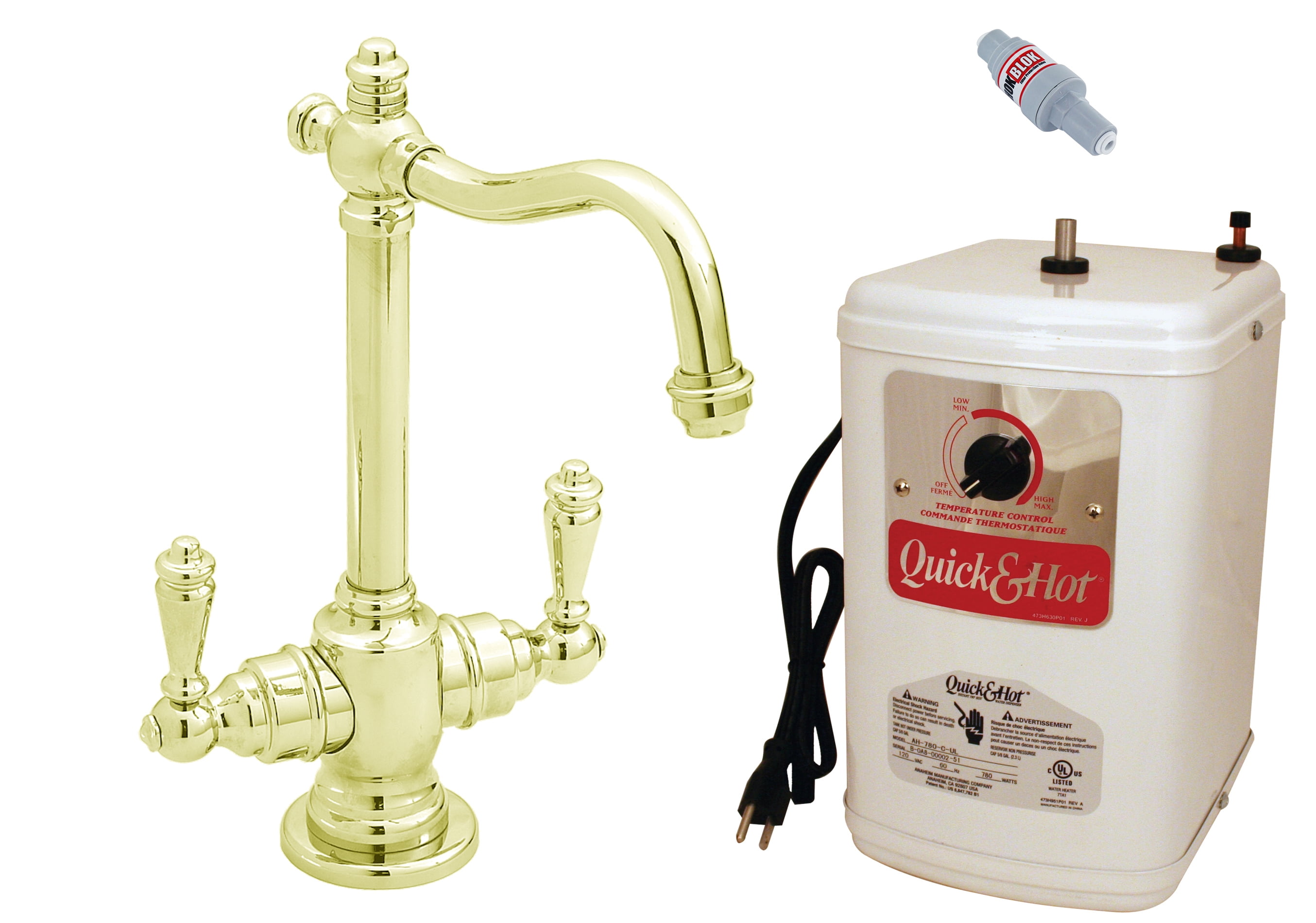 Quick Hot Water Dispenser Electric Insta Hot Under Sink 110v Waste King ...