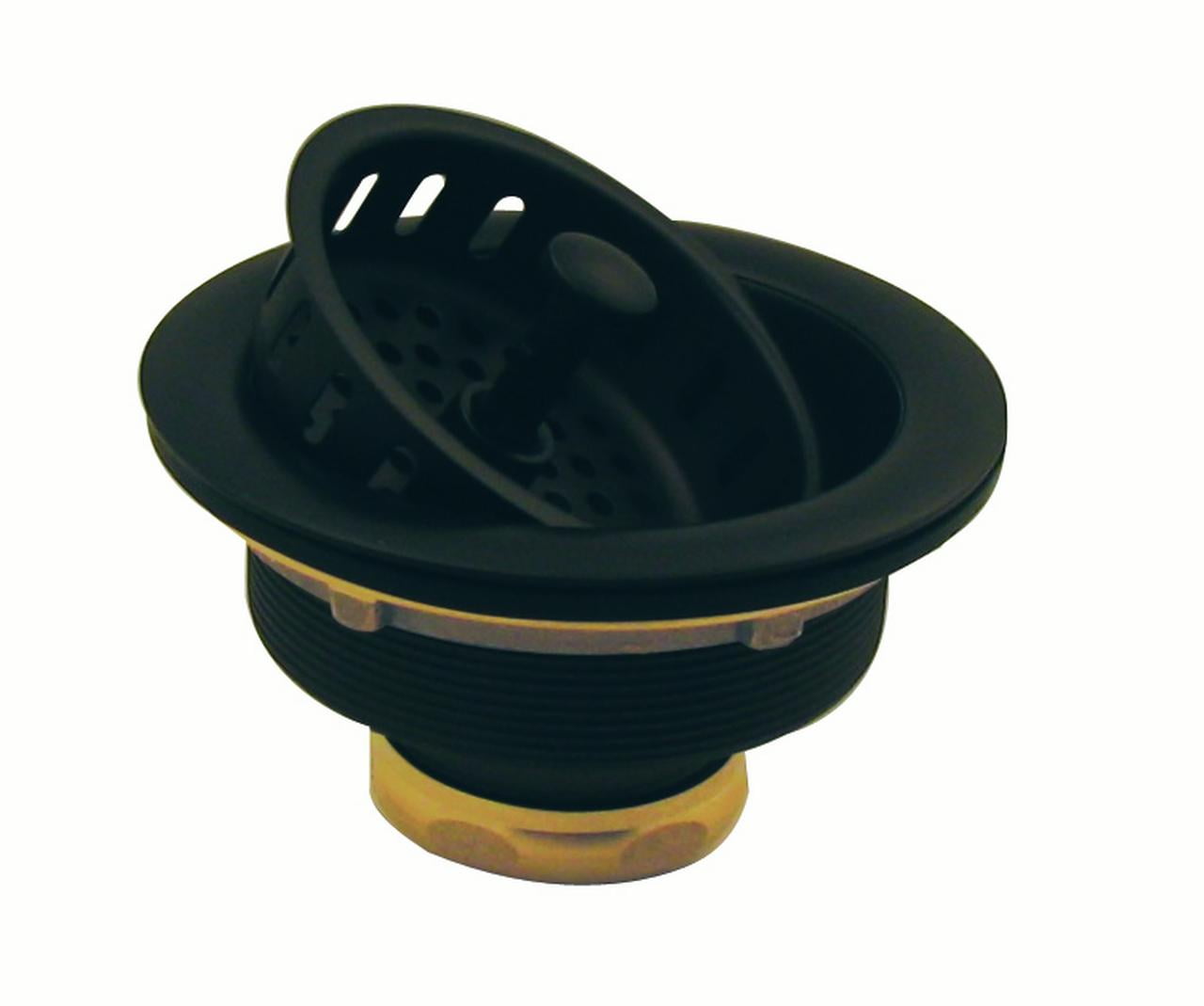 Westbrass D214-62 3-1/2" Post Style Large Kitchen Sink Basket Strainer ...