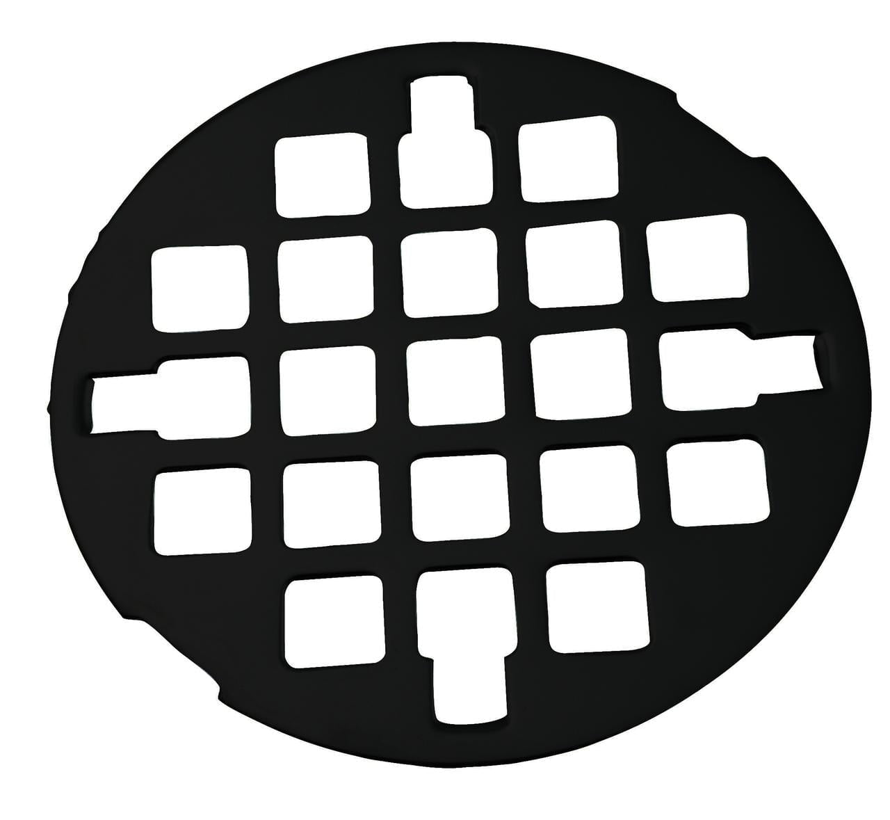 Westbrass D318-62 3-1/4" OD Casper Style Brass Snap-in Shower Grid ...