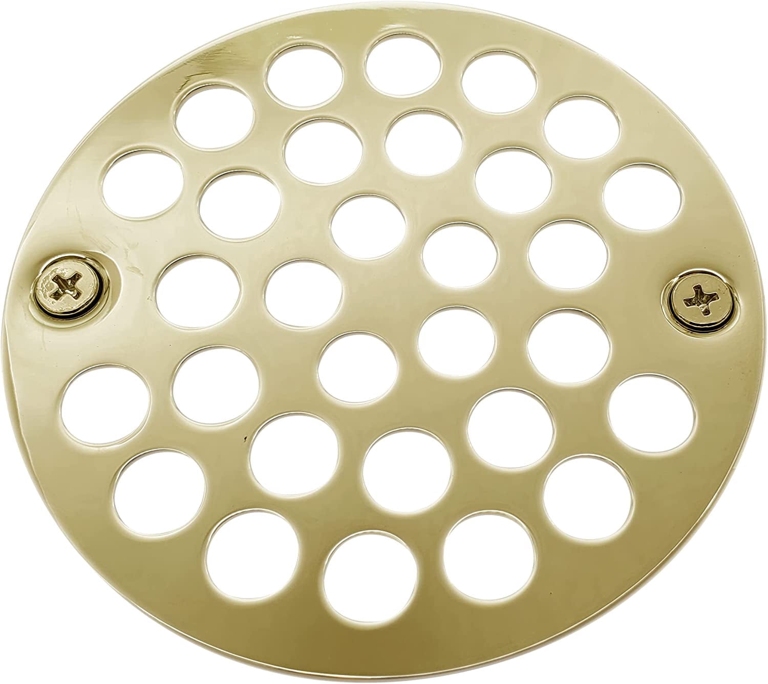Westbrass D3192-25-03 4" Brass Shower Drain Cover, Polished Brass (25 ...