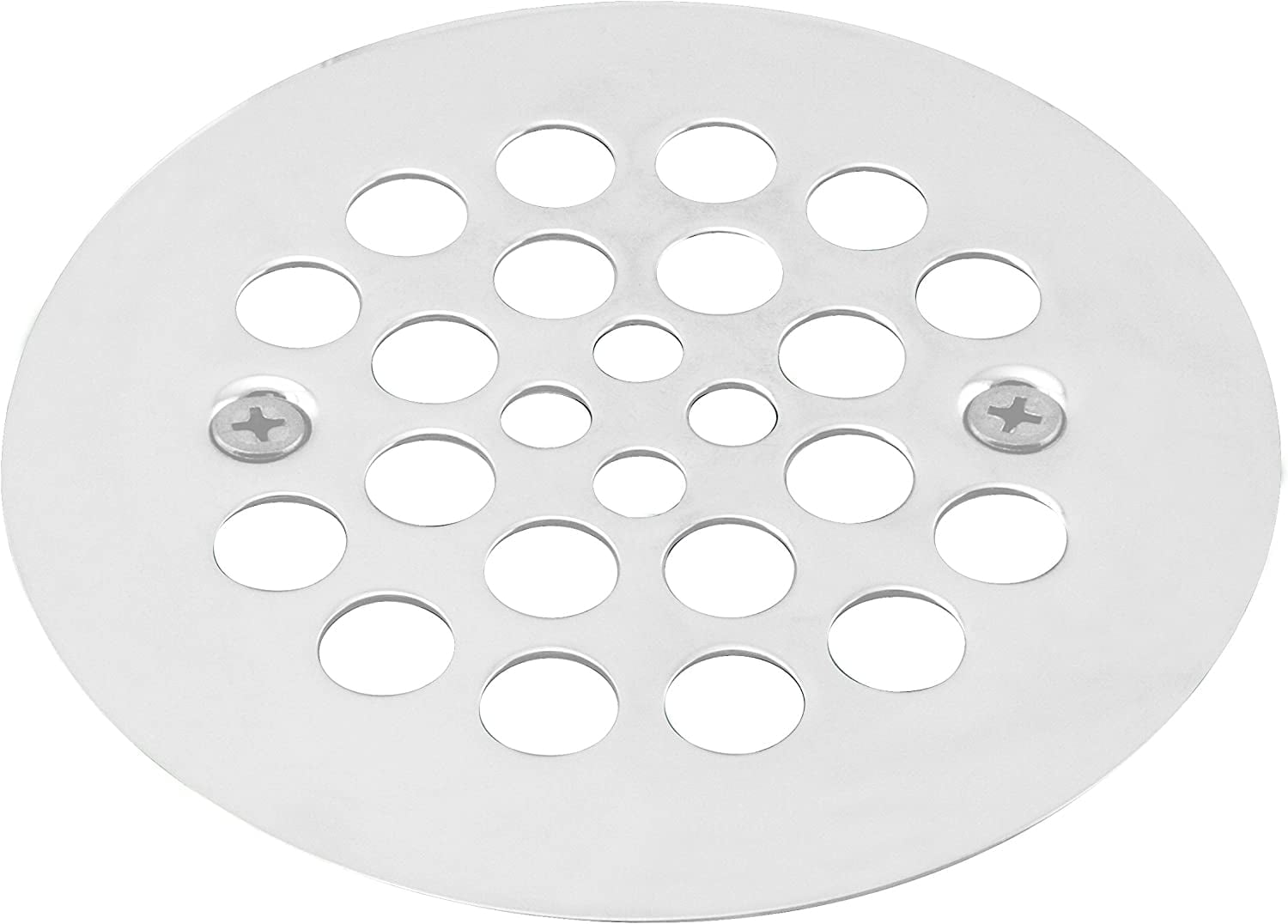 Westbrass D3193-25-50 4-1/4" Brass Shower Drain Cover Powder Coat White ...