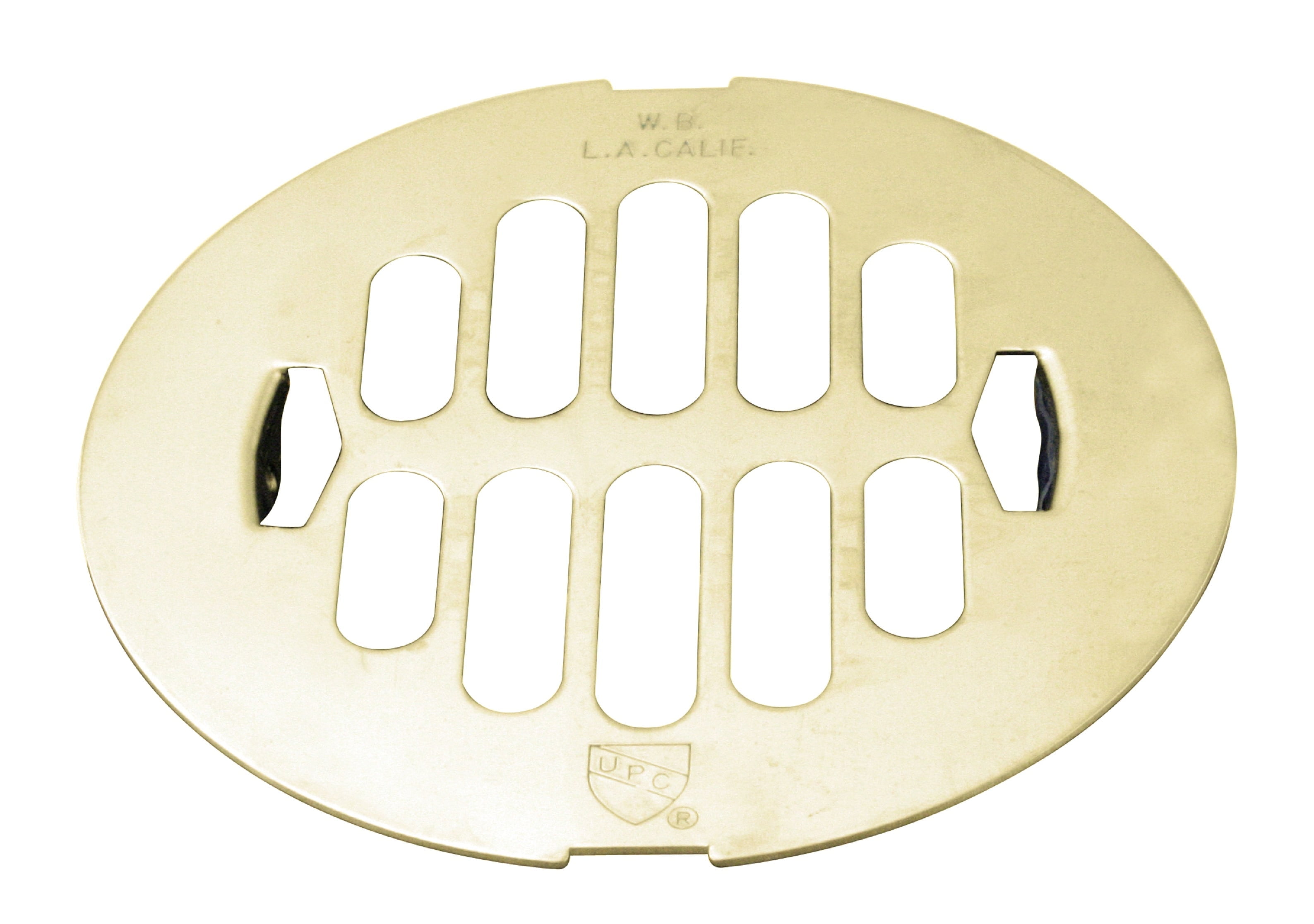 Westbrass D3198-03 4-1/4" OD Brass Snap-in Shower Drain Cover, Polished ...