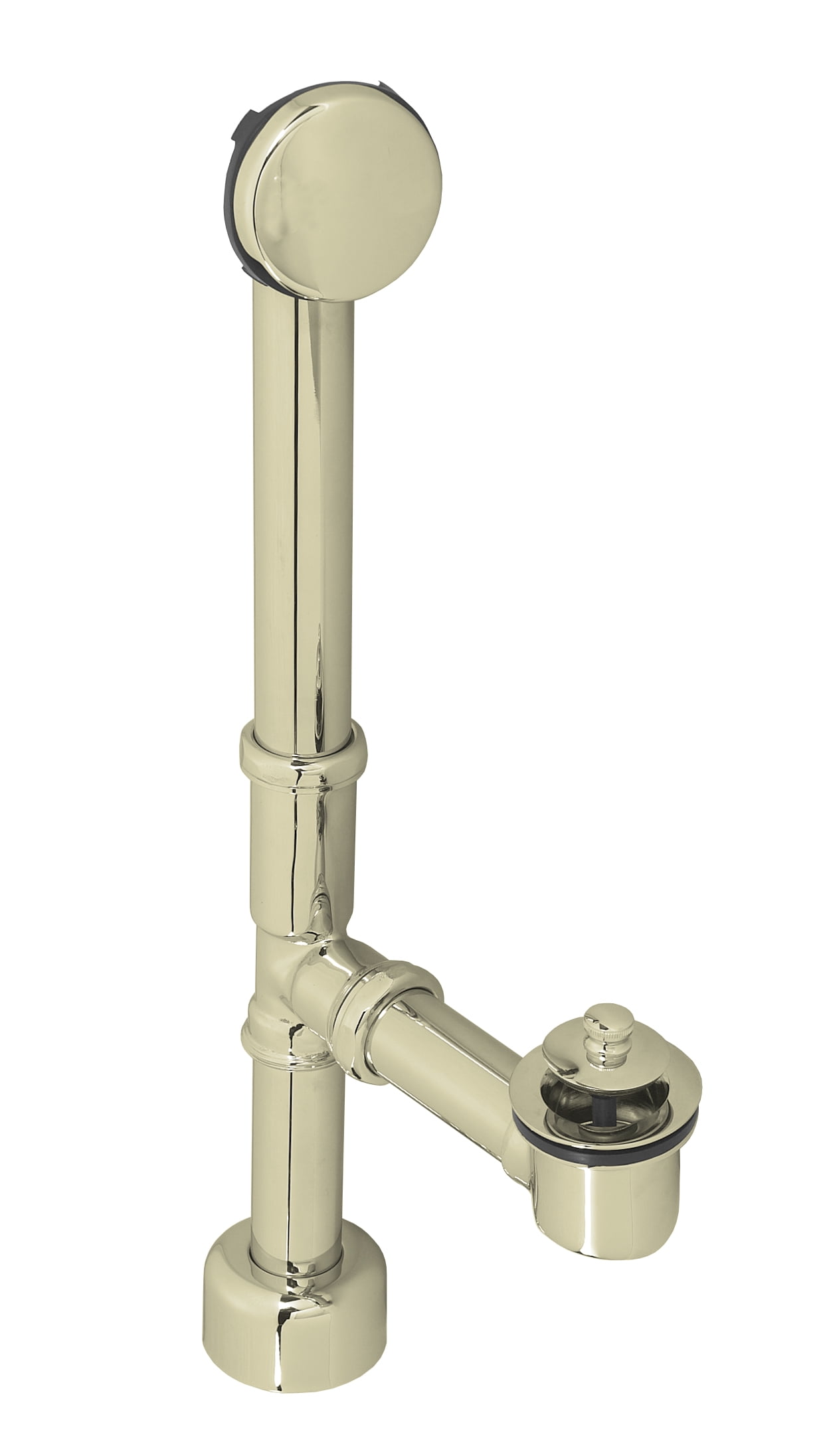 Westbrass D3211HK-01 14" Brass Bath Waste & Overflow Assembly with ...