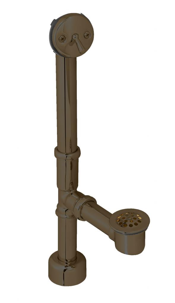 Westbrass D3231k 12 14 Brass Bathtub Assembly With Trip Lever And