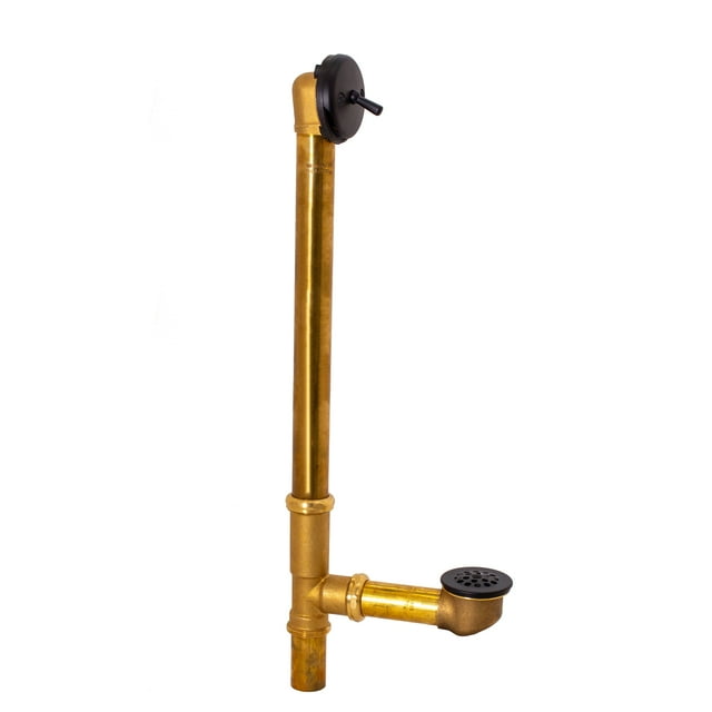 Westbrass D324-62 22-1/2" Bath Waste & Overflow Assembly with Trip ...