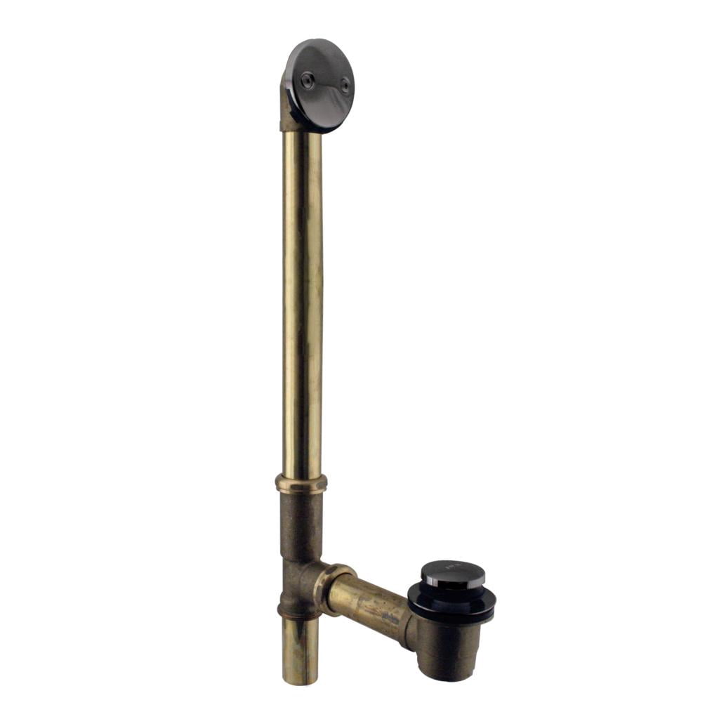 Westbrass D326-20G-12 22-1/2" 20 Gauge Brass Waste & Overflow Assembly ...