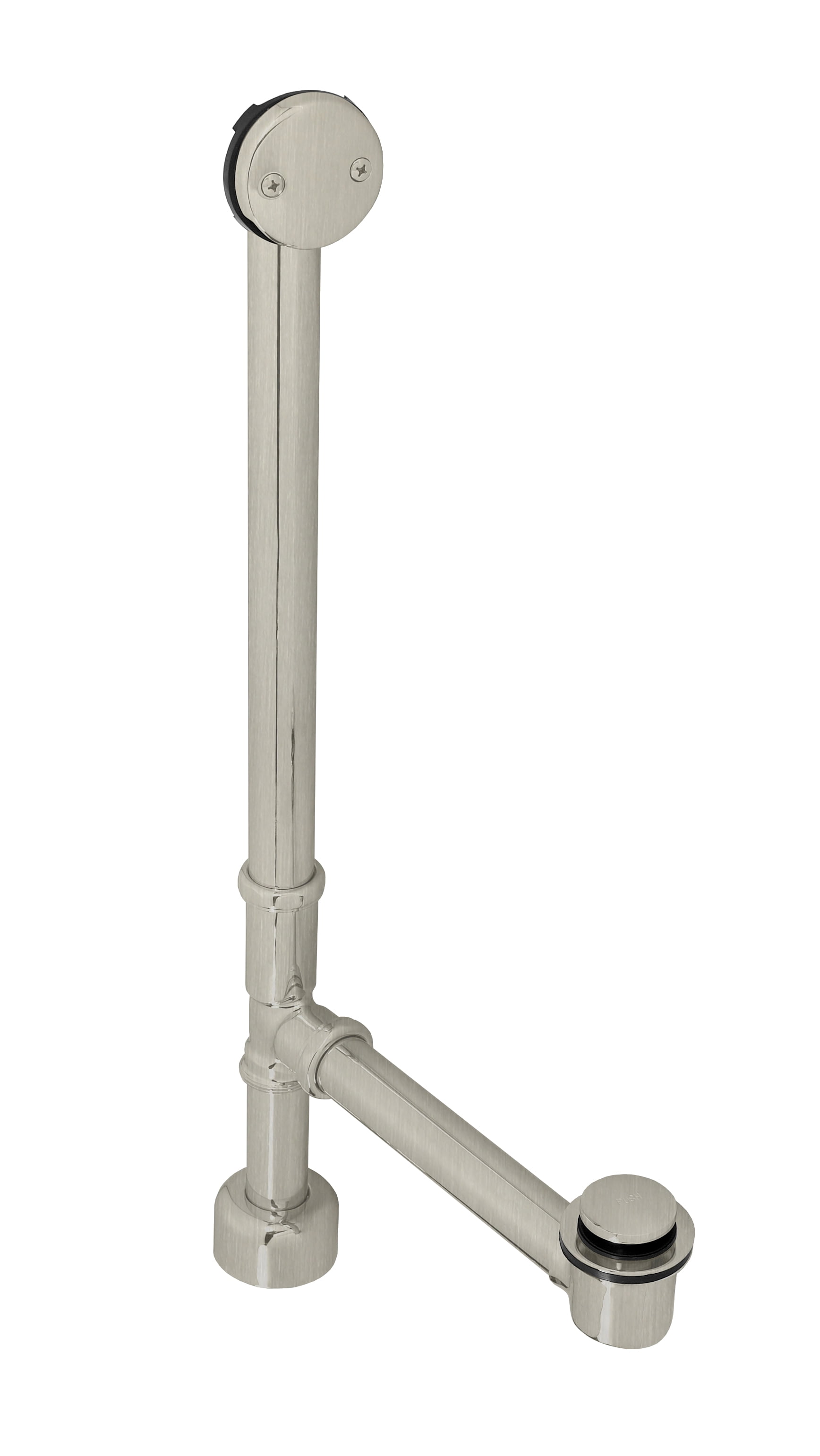 Westbrass D3261K-07 22-1/2" 17 Gauge Brass Waste & Overflow Assembly ...