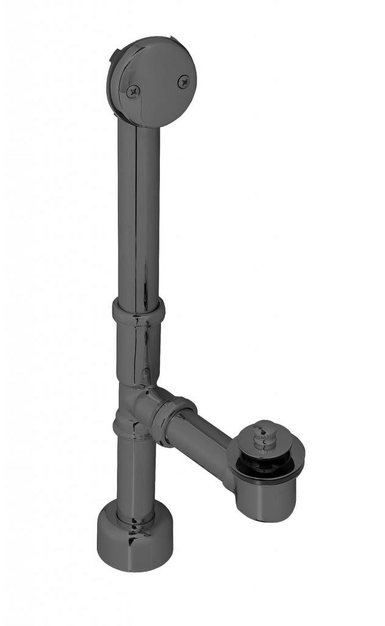 Westbrass D3263K-50 14" 17 ga. Bath Waste & Overflow Assembly with Pull ...