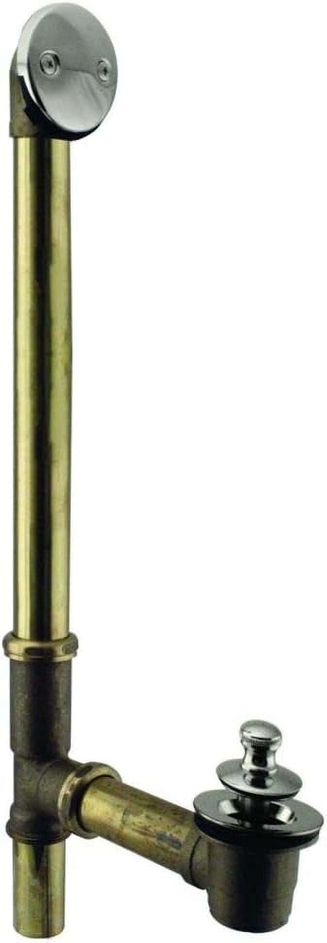 Westbrass D3264-20G-05 22-1/2" 20 ga. Bath Waste & Overflow Assembly ...