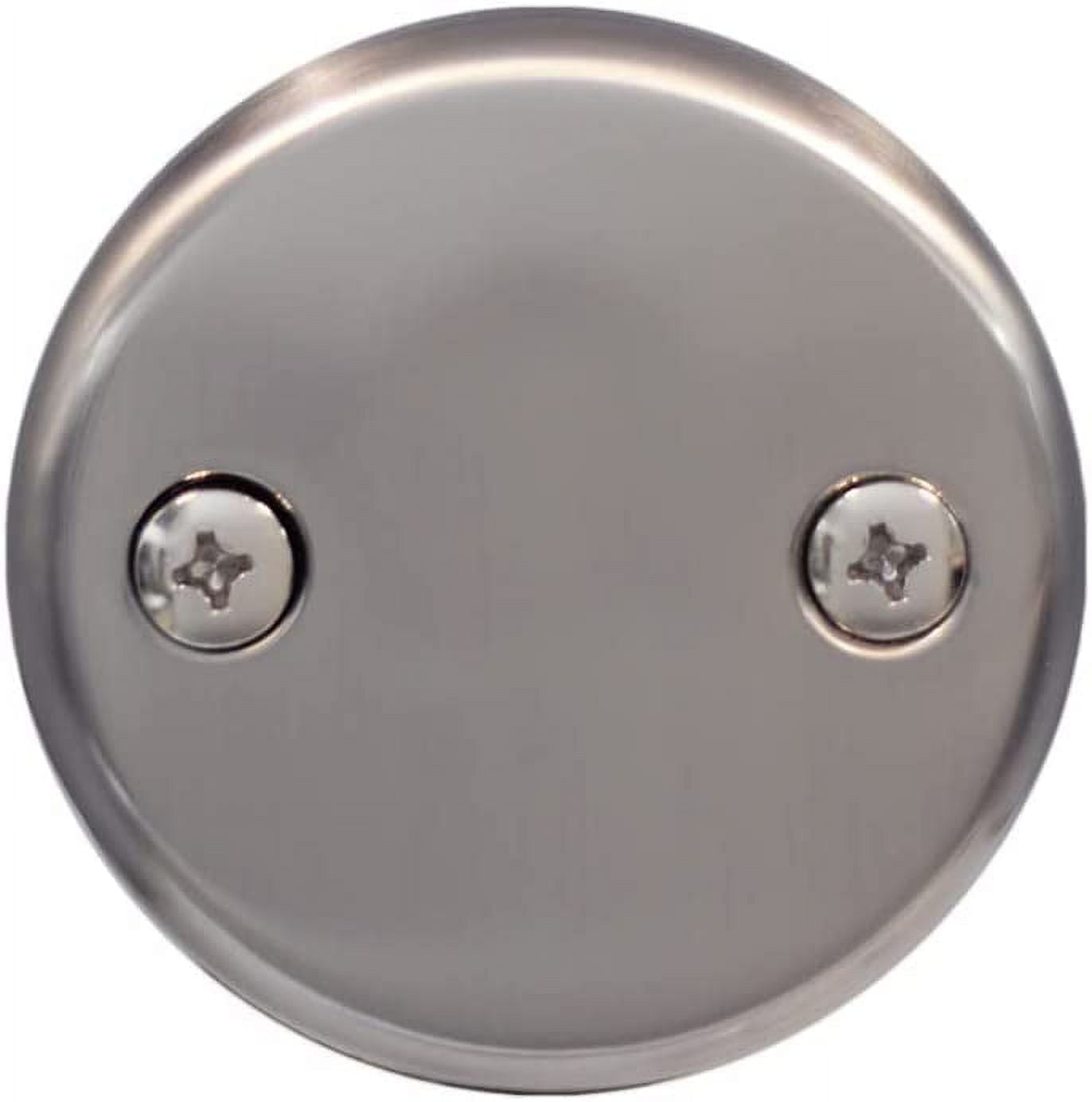 Westbrass D329-20 3-1/8" Two-Hole Bathtub Overflow Elbow Cover ...