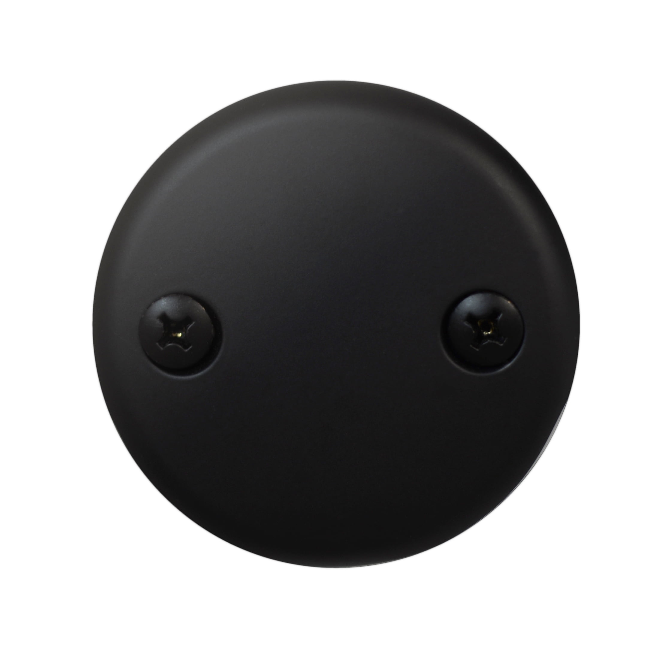Westbrass D329-62 3-1/8" Two-Hole Bathtub Overflow Elbow Cover,, Matte ...
