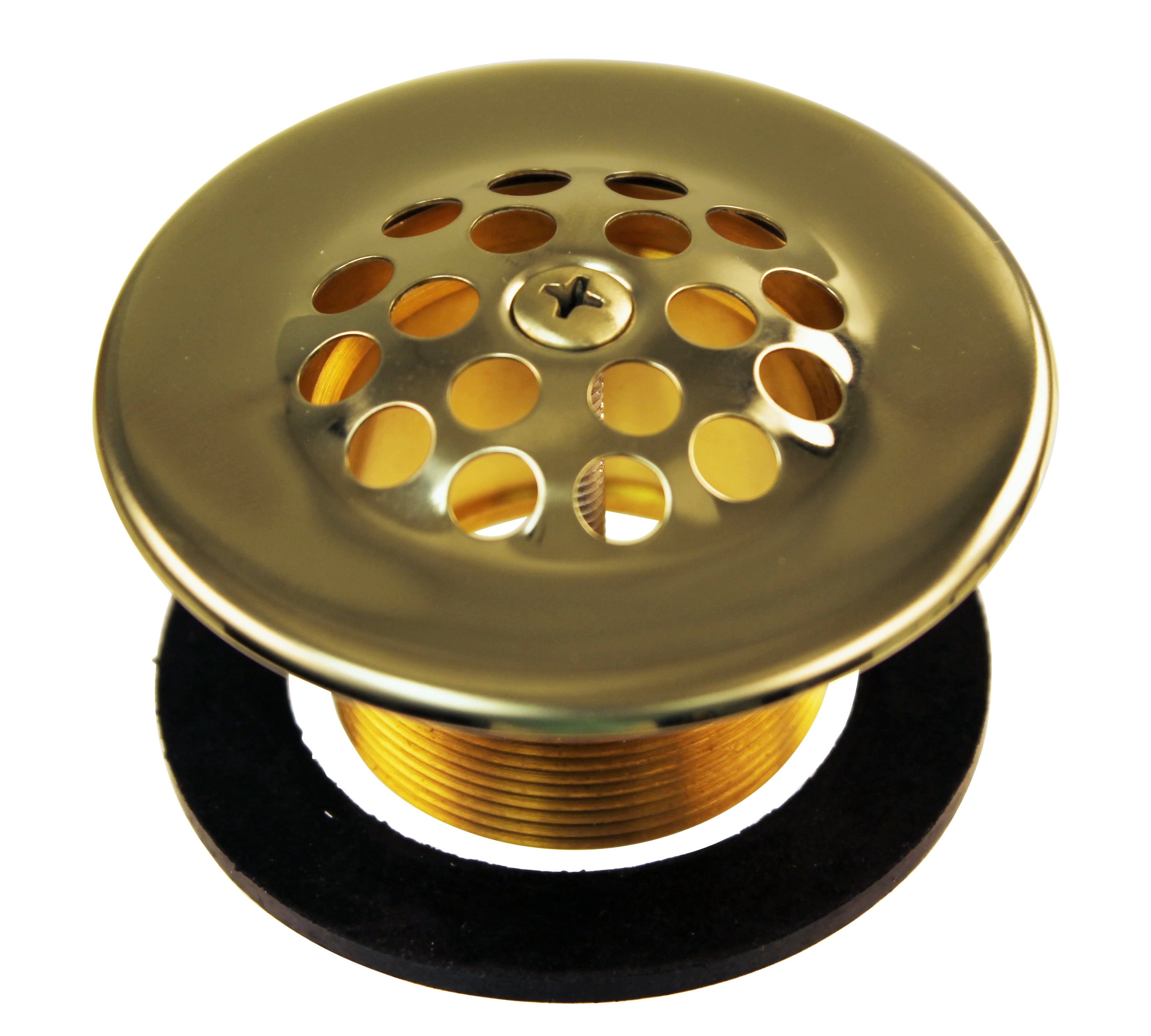 Westbrass FINE THREAD 1-3/8” Round Bathtub Strainer Drain Cover ...