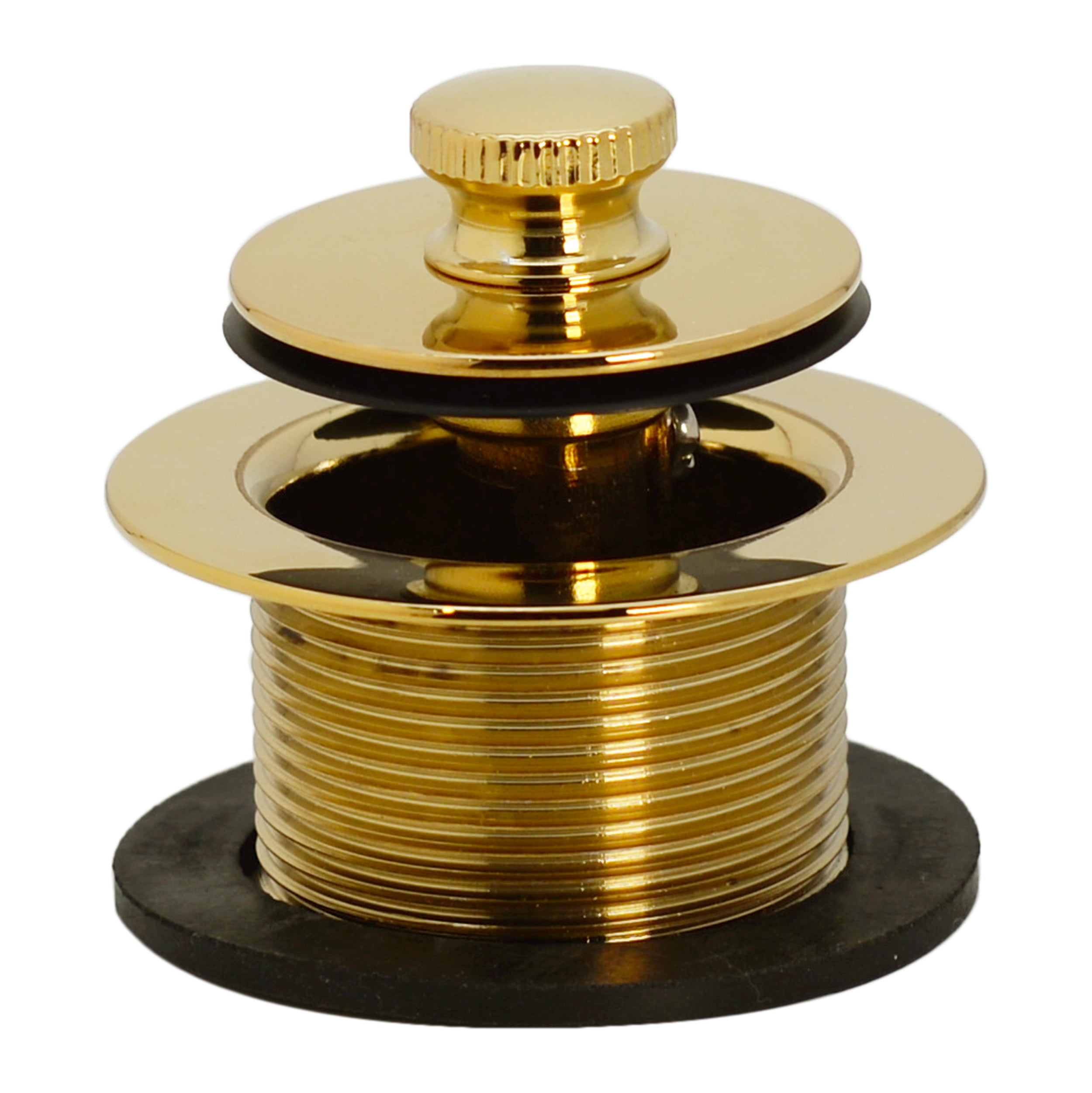 Westbrass D3344-01 1-1/2" NPSM Twist & Close Bathtub Drain, Polished ...