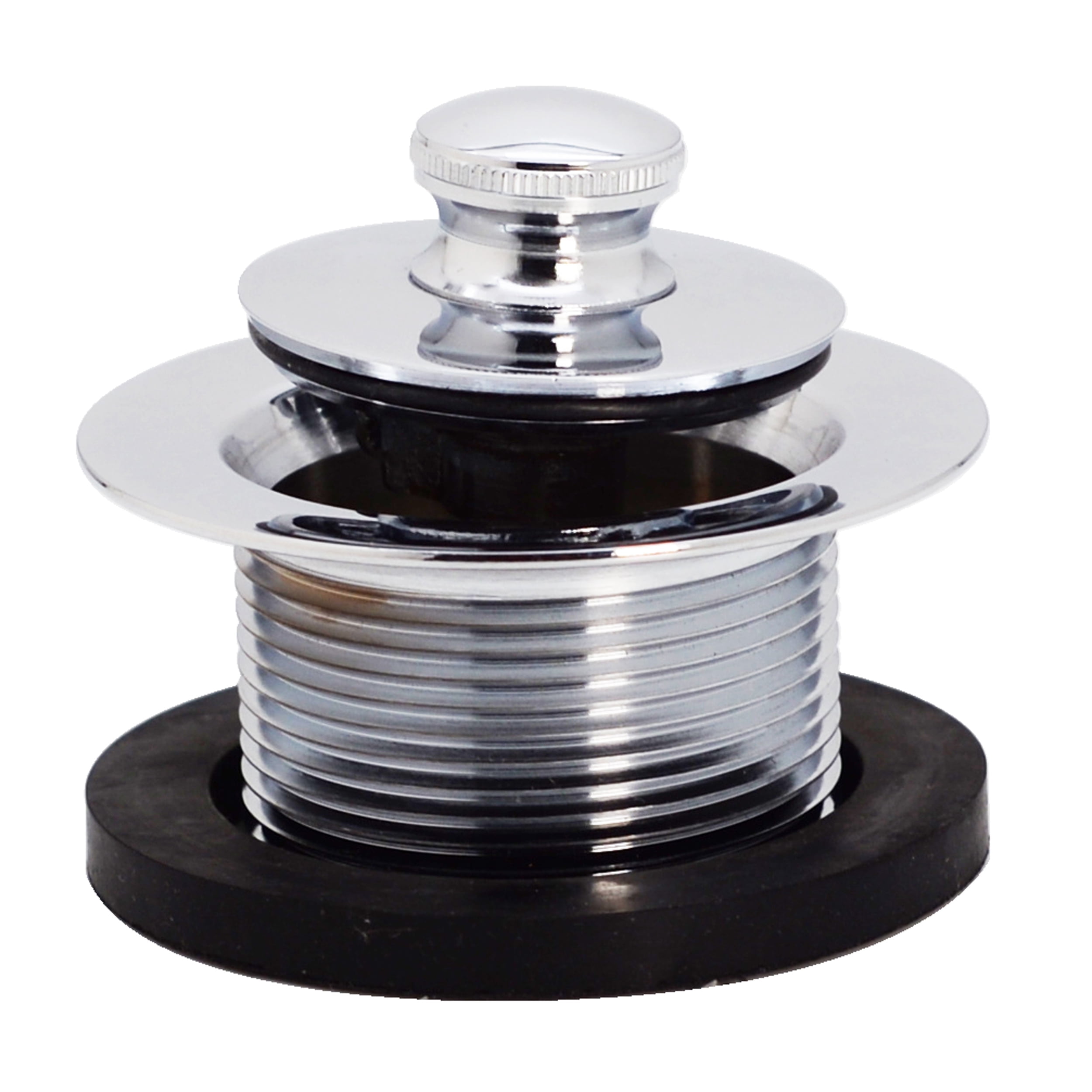 Westbrass D3344-01 1-1/2" NPSM Twist & Close Bathtub Drain, Polished ...