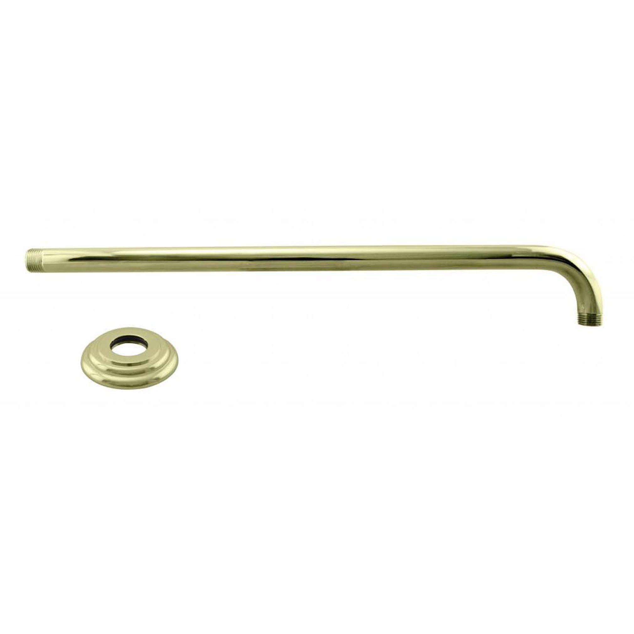 Westbrass D3703-1-01 1/2" IPS x 19" Wall Mount 90-Degree Rain Shower ...
