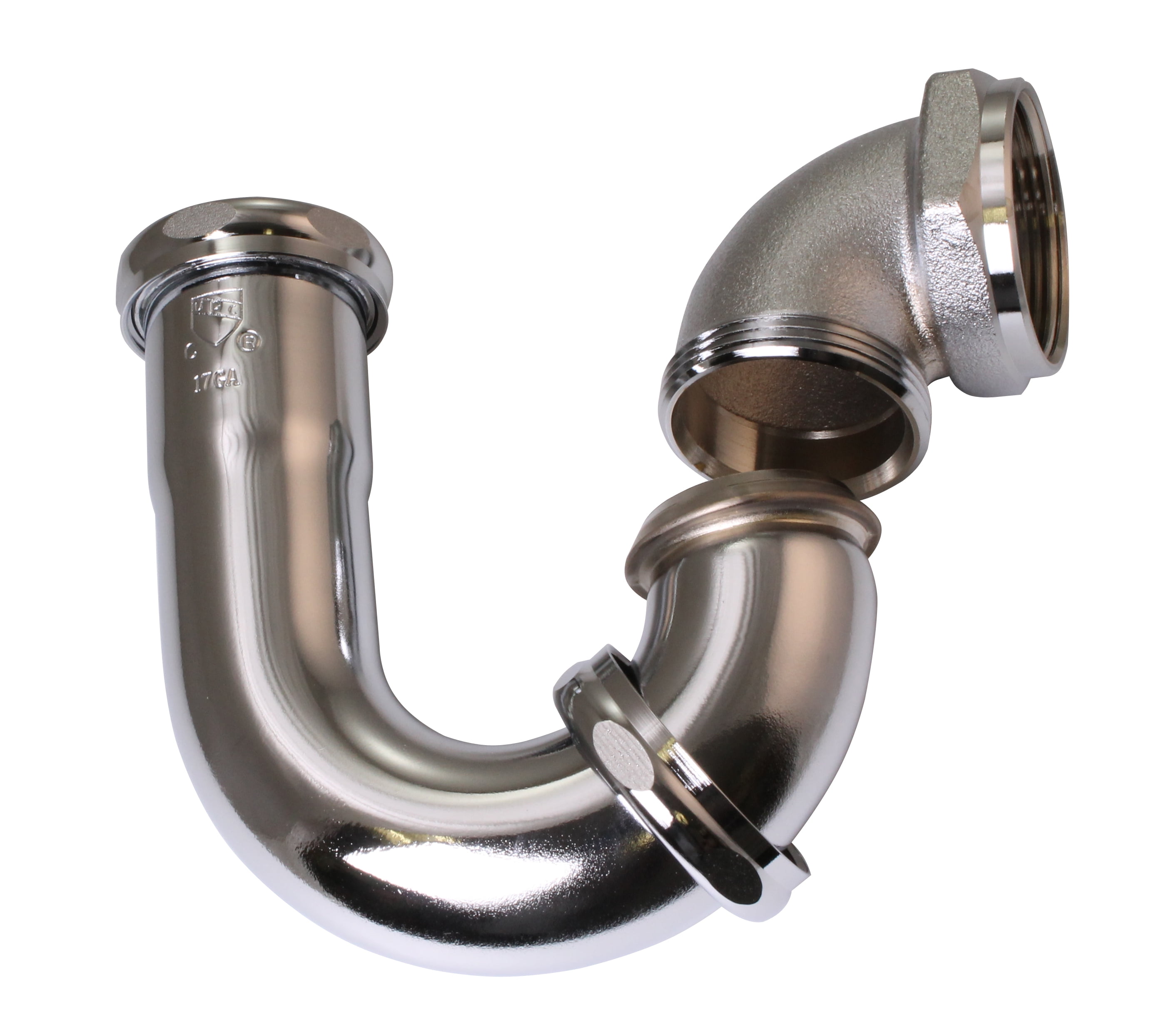 Westbrass D403LA-26 1-1/2' x 1-1/4" Brass LA Code P-Trap, Polished ...