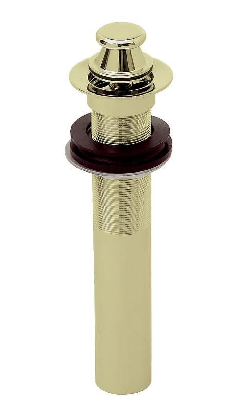 Westbrass D410-12-01 Lift & Turn Lavatory Faucet Drain without Overflow Holes - Exposed ...