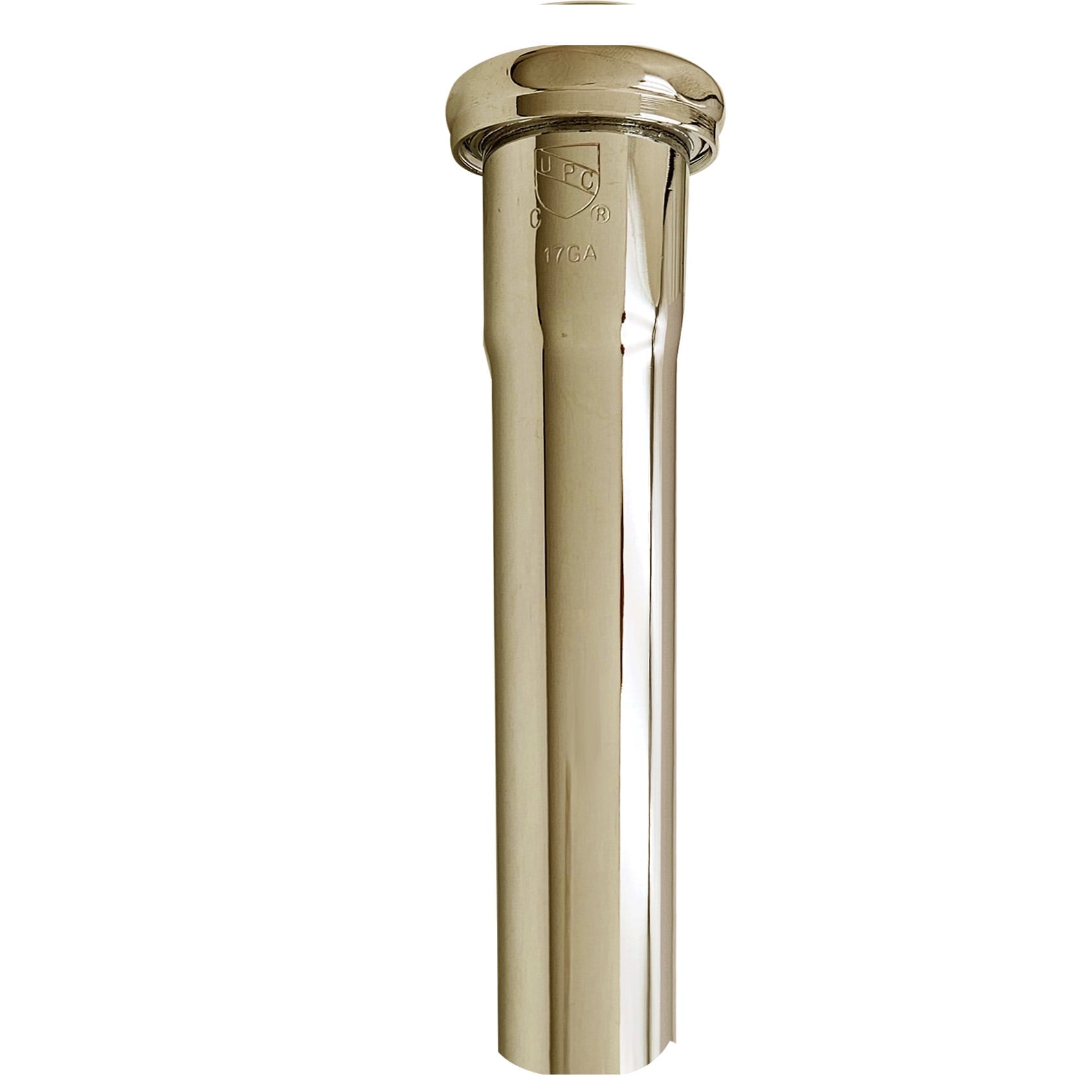 Westbrass D422-01 1-1/2" x 8" Slip Joint Extension Tube, PVD Polished ...