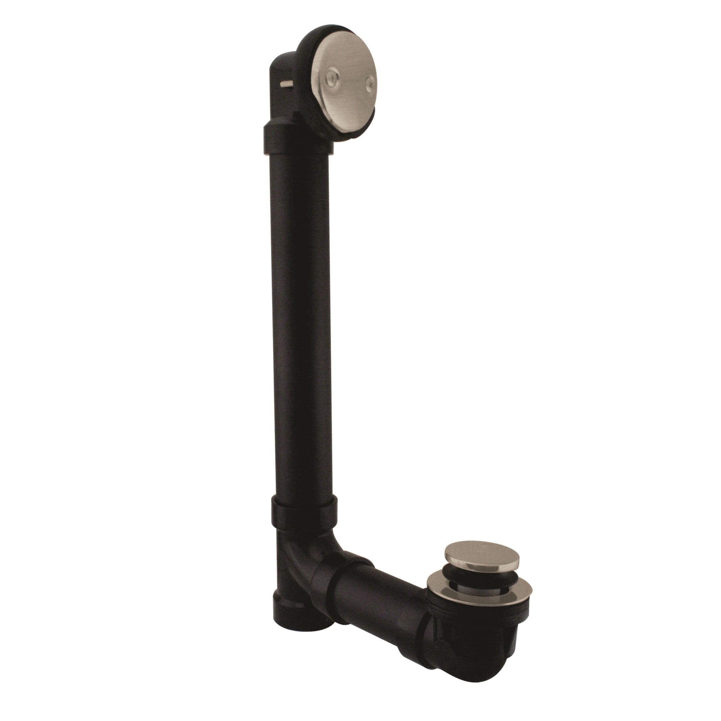 Westbrass D4931-07 1-1/2" x 12" Bath Waste & Overflow Assembly with Tip ...