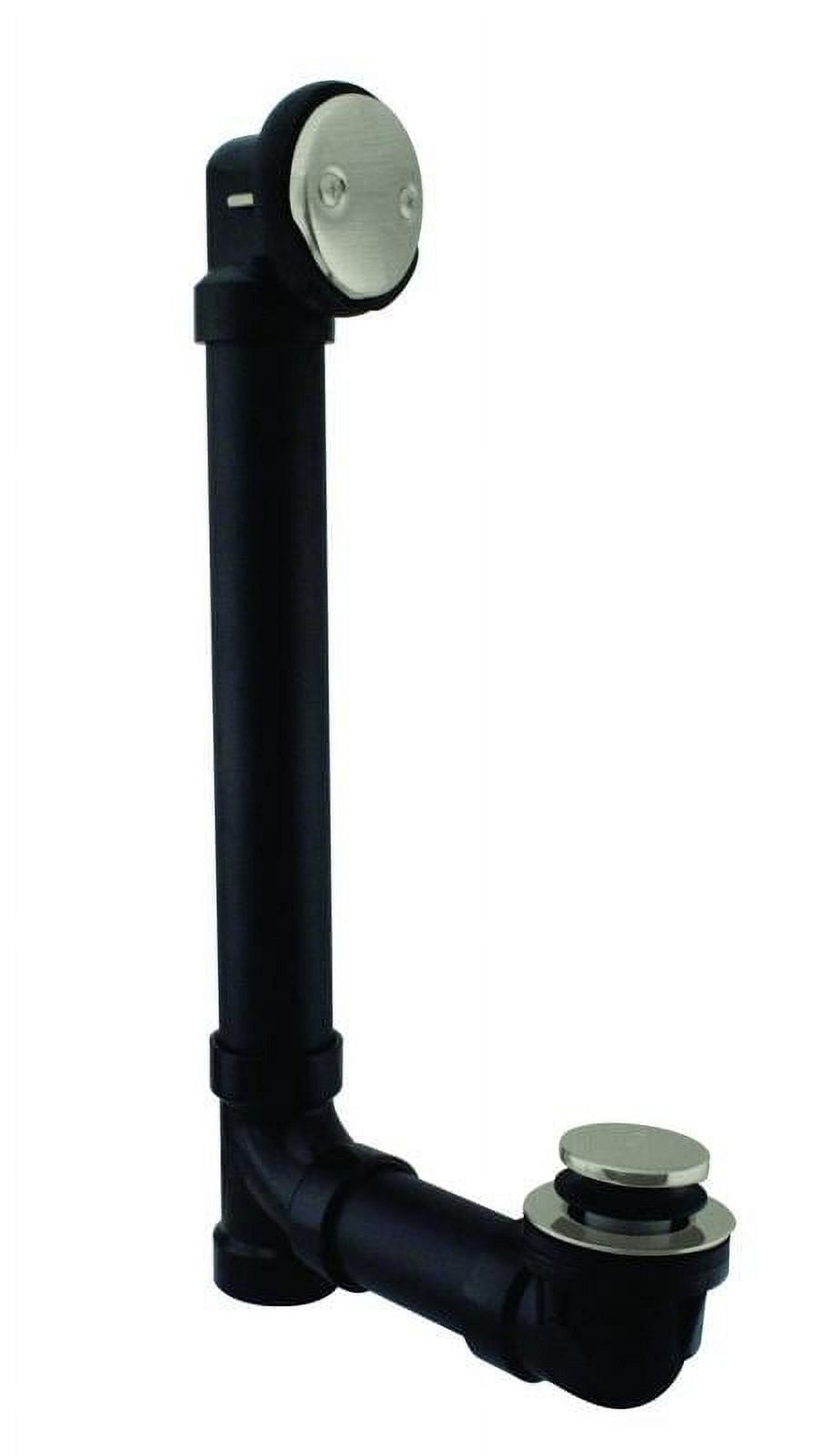 Westbrass 12" Sch. 40 ABS Bath Assembly with Tip-Toe Drain and 2-Hole ...