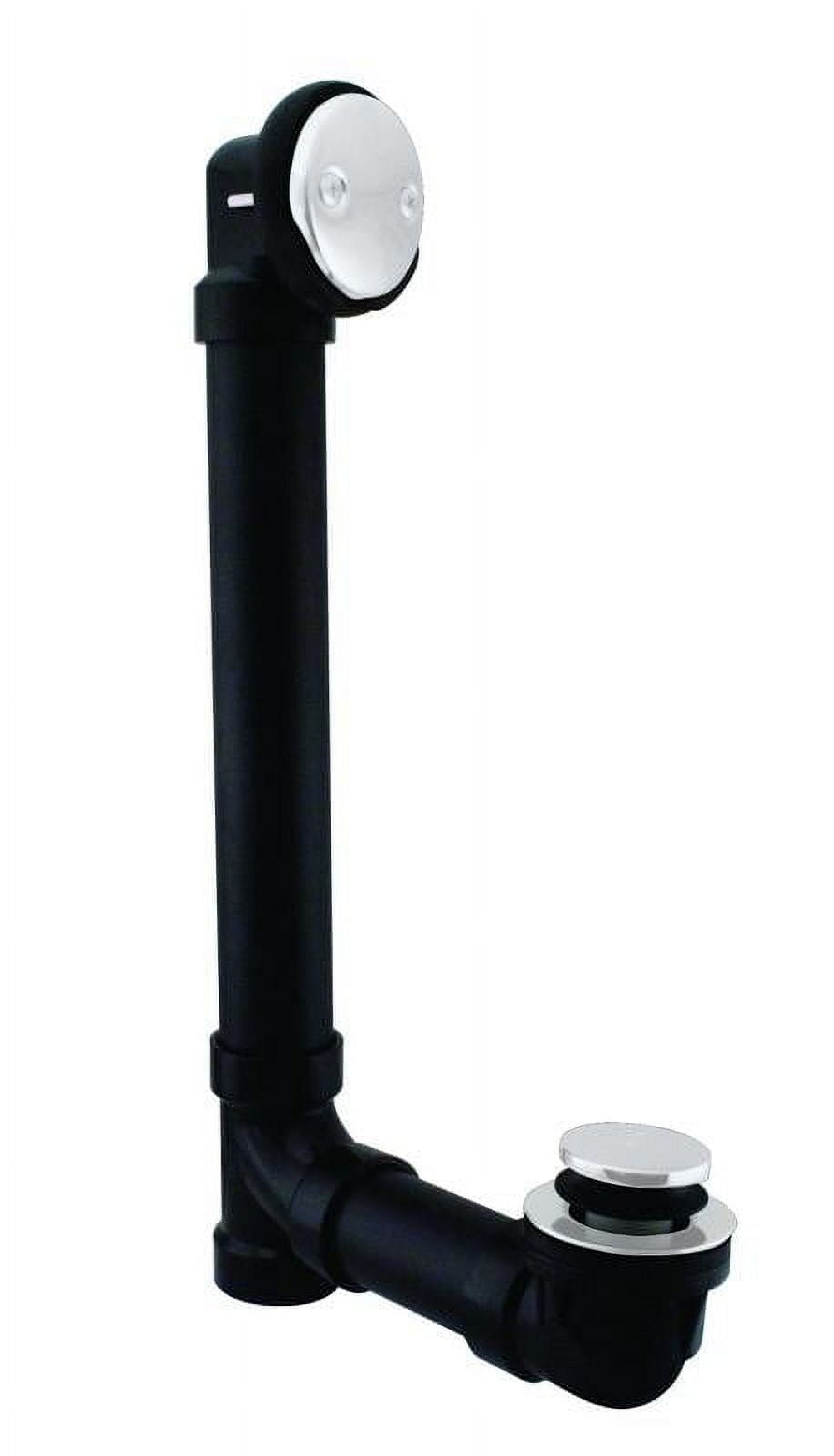 Westbrass 12" Sch. 40 ABS Bath Assembly with Tip-Toe Drain and 2-Hole ...