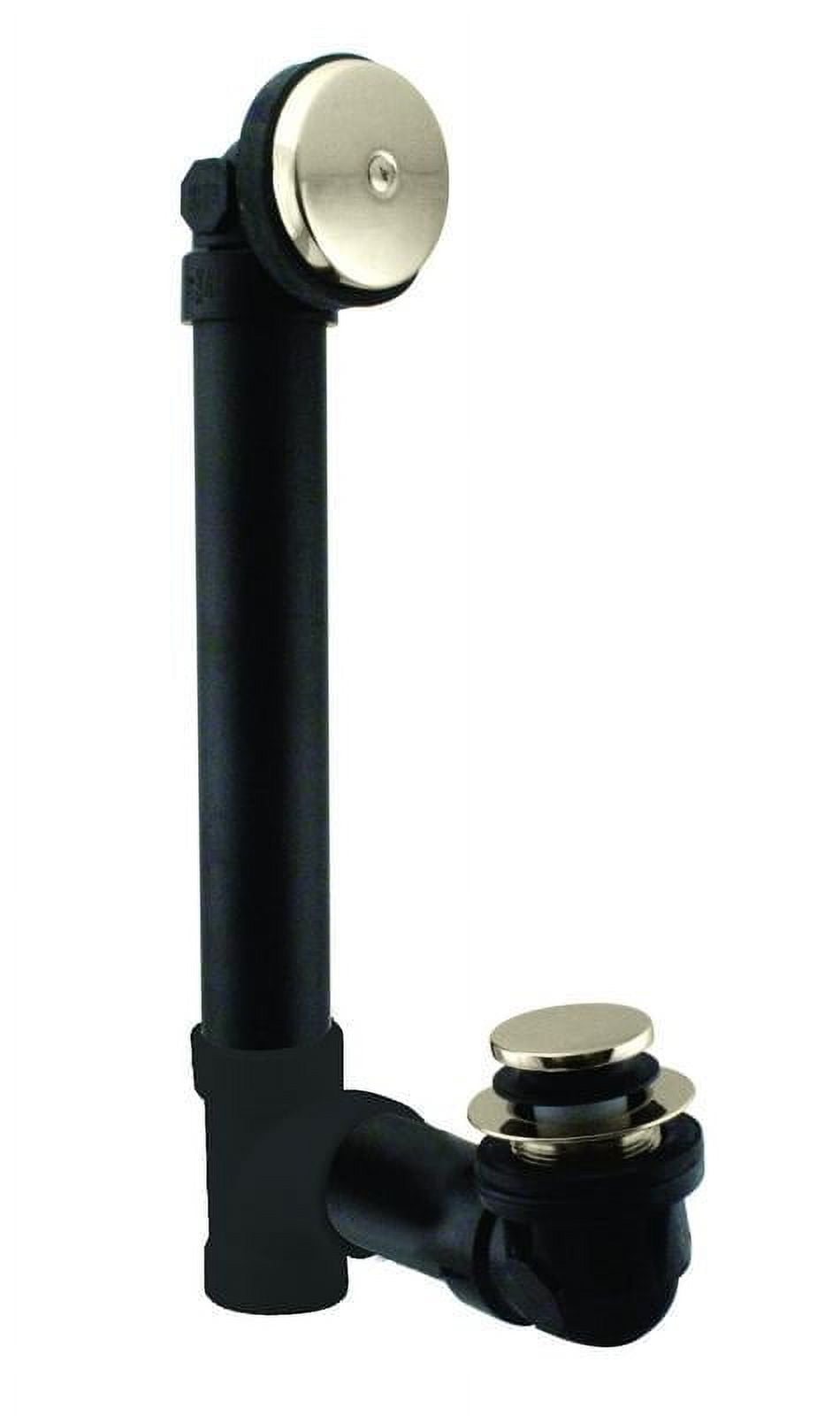 Westbrass 12" Bath Waste & Overflow Assembly with Tip-Toe Drain and One ...