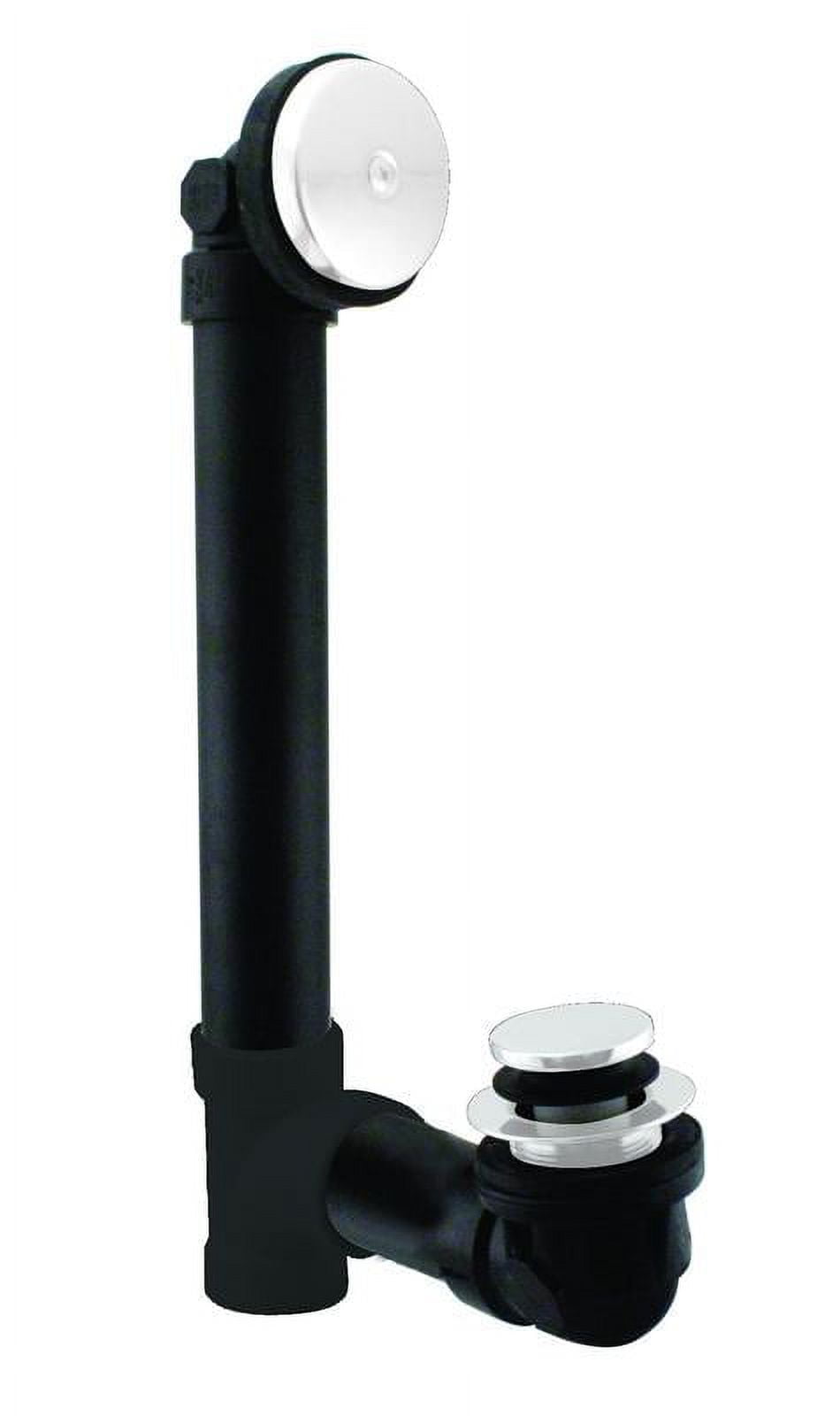 Westbrass D49311-26 1-1/2" x 12"Bath Waste & Overflow Assembly with Tip ...