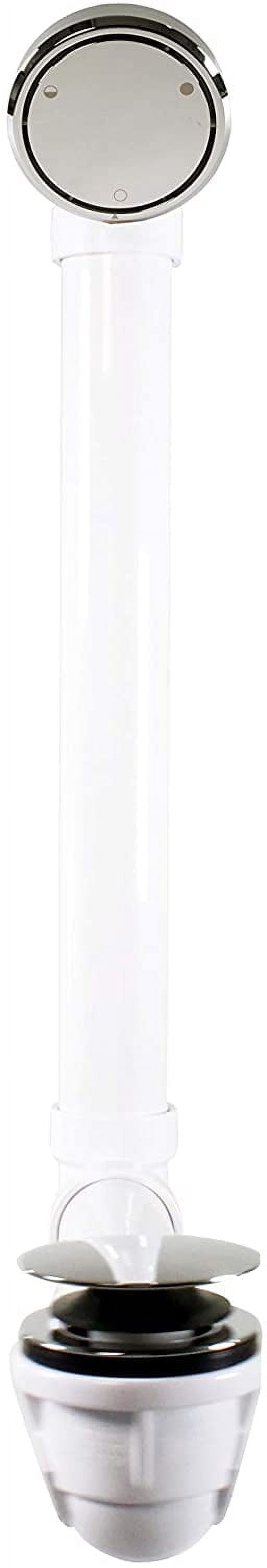 Westbrass Sch. 40 PVC Bathtub Assembly with Luxury Spa Deep Soak Cover ...