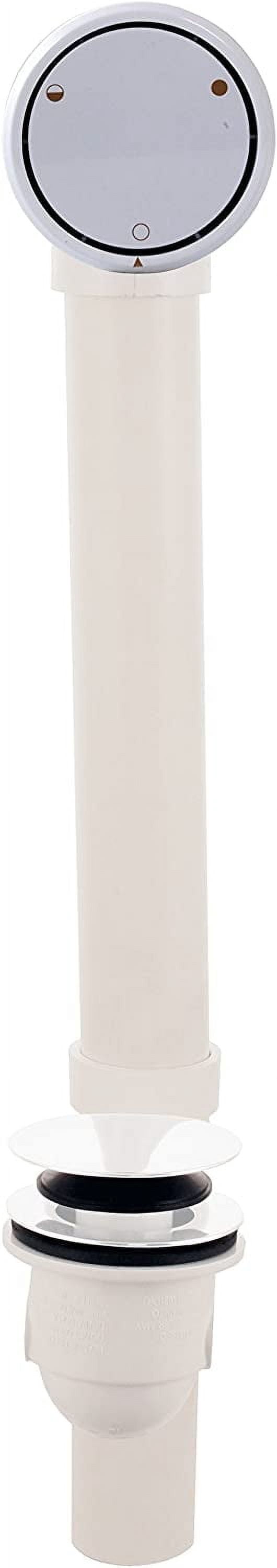 Westbrass Sch. 40 PVC Bathtub Assembly with Luxury Spa Deep Soak Cover ...