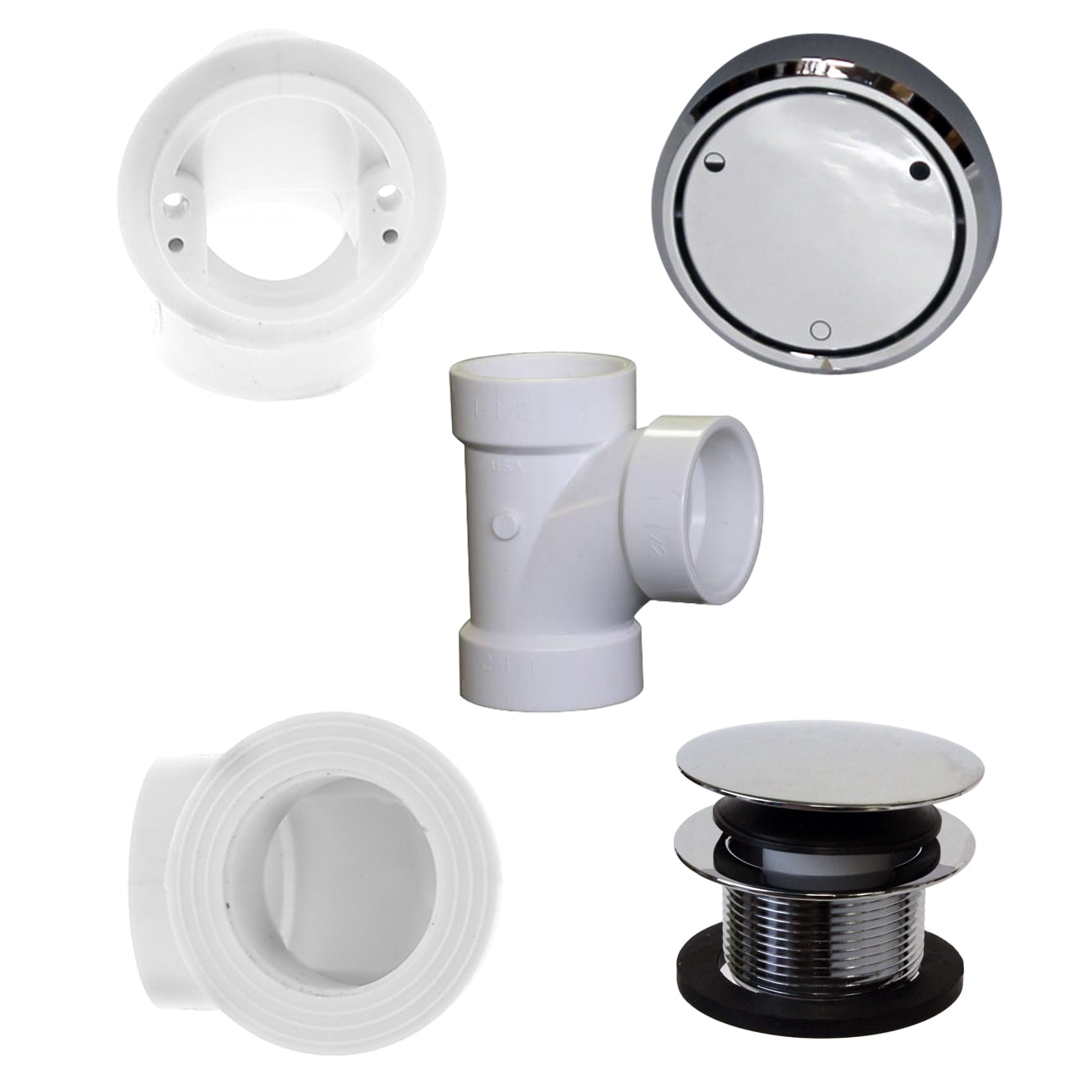 Westbrass D493CHPM-26 Bathtub Trim Kit with Patented Deep Soak 2-Hole ...