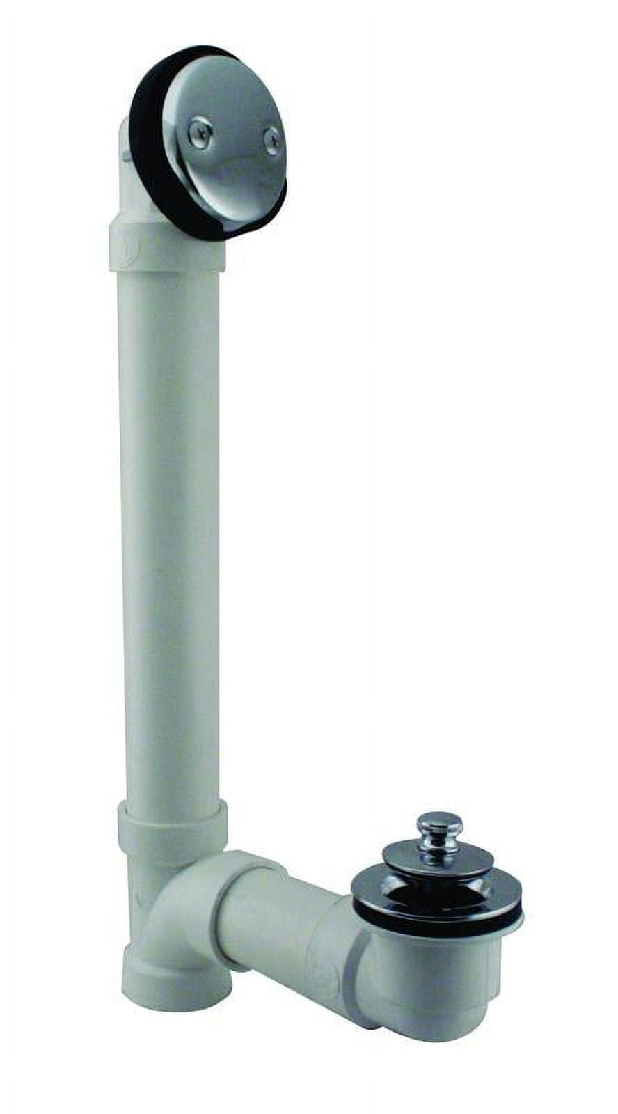 Westbrass D4942-26 1-1/2" x 12" Bath Waste & Overflow Assembly with Two ...