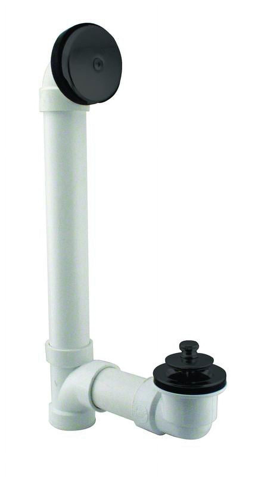 Westbrass D49421-62 1-1/2" x 12" Bath Waste & Overflow Assembly with ...