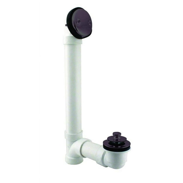 Westbrass D4972-12 1-1/2" Bath Waste & Overflow Assembly with Pull ...