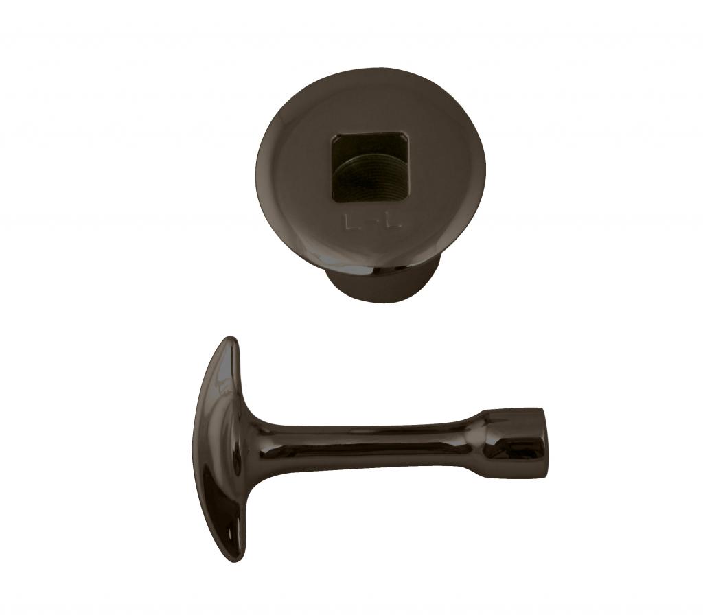 Westbrass D500-12 Log Lighter Key and Flange - Oil Rubbed Bronze ...