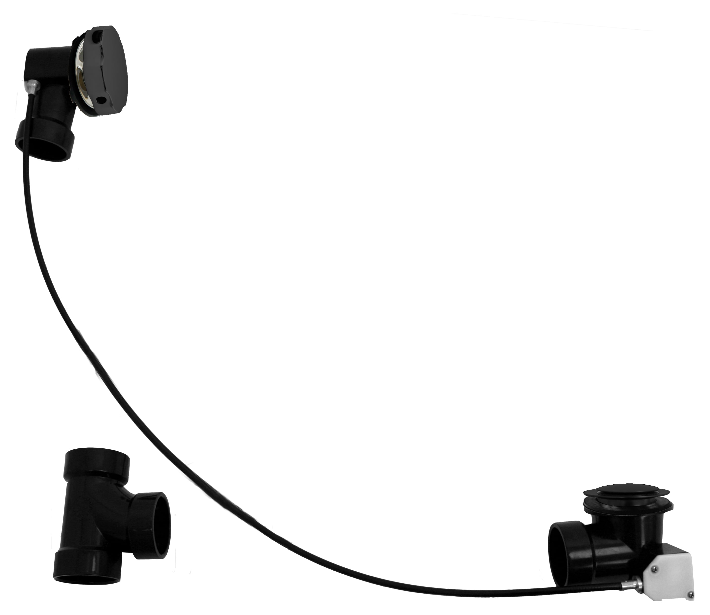 Westbrass D50A45-62 45” Cable Drive Standard Bath Drain Trim Kit with ...
