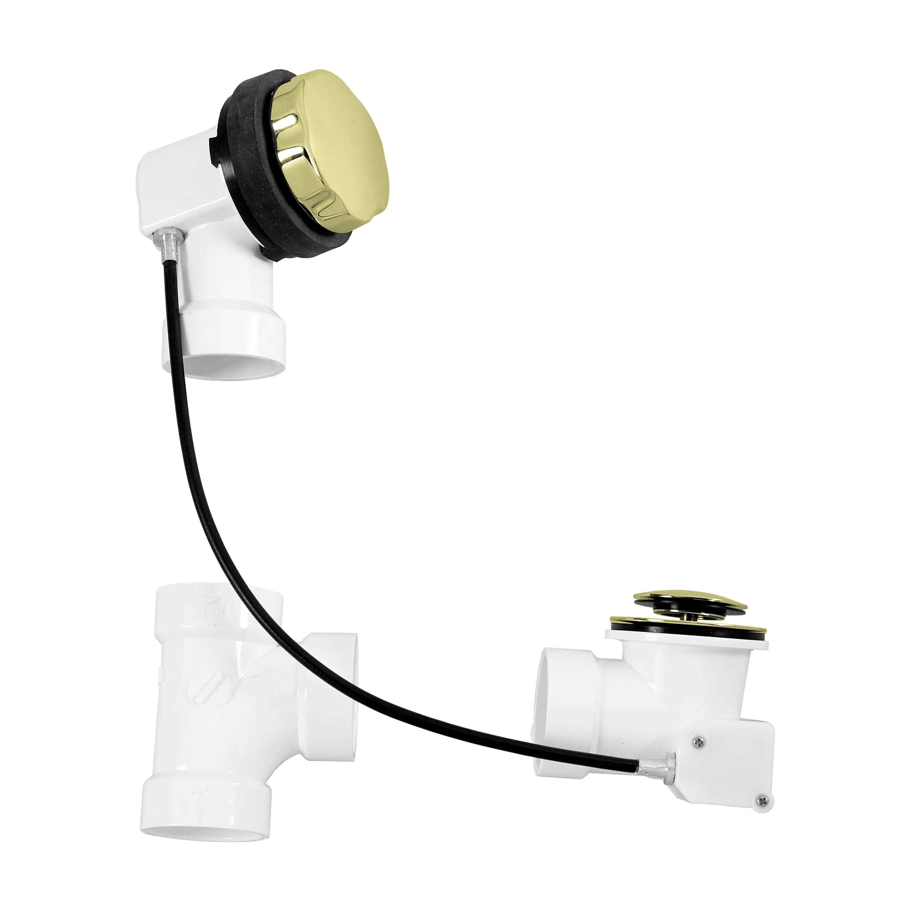 Westbrass D50P27-01 27" Cable Drive Standard Bath Drain Trim Kit with ...